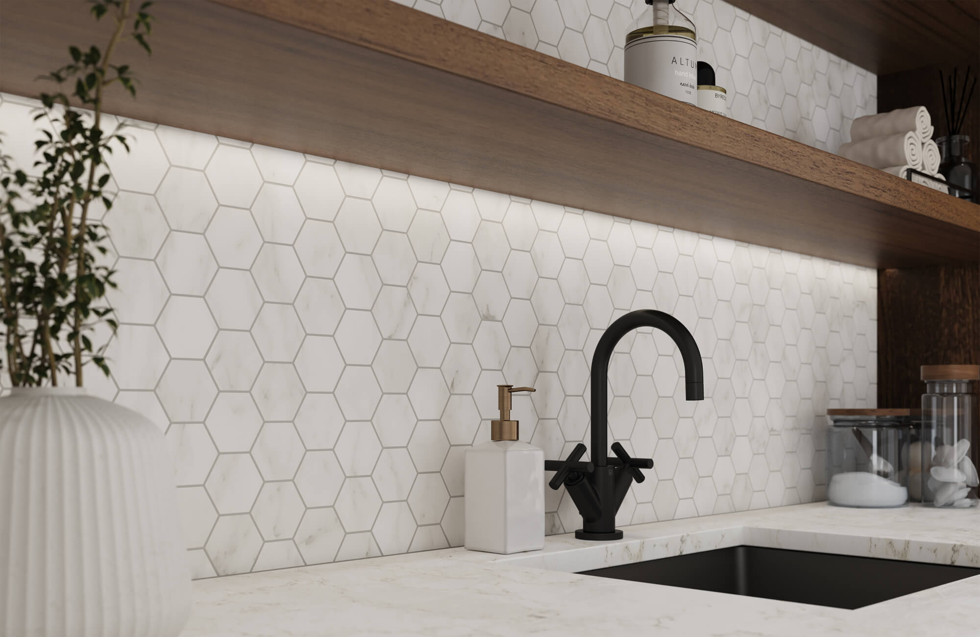Choosing The Perfect Marble Look Tile Color For Your Kitchen