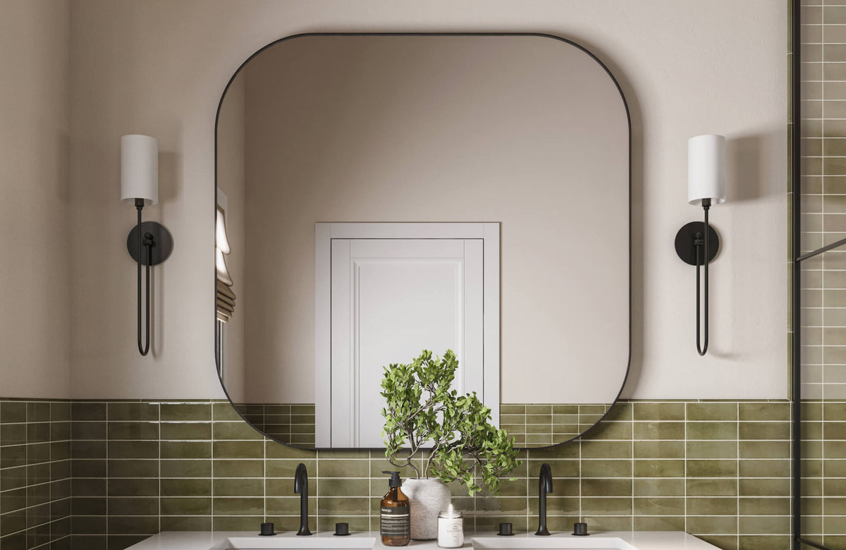 Should Your Mirror Frame Match Or Mix With Room Fixtures?