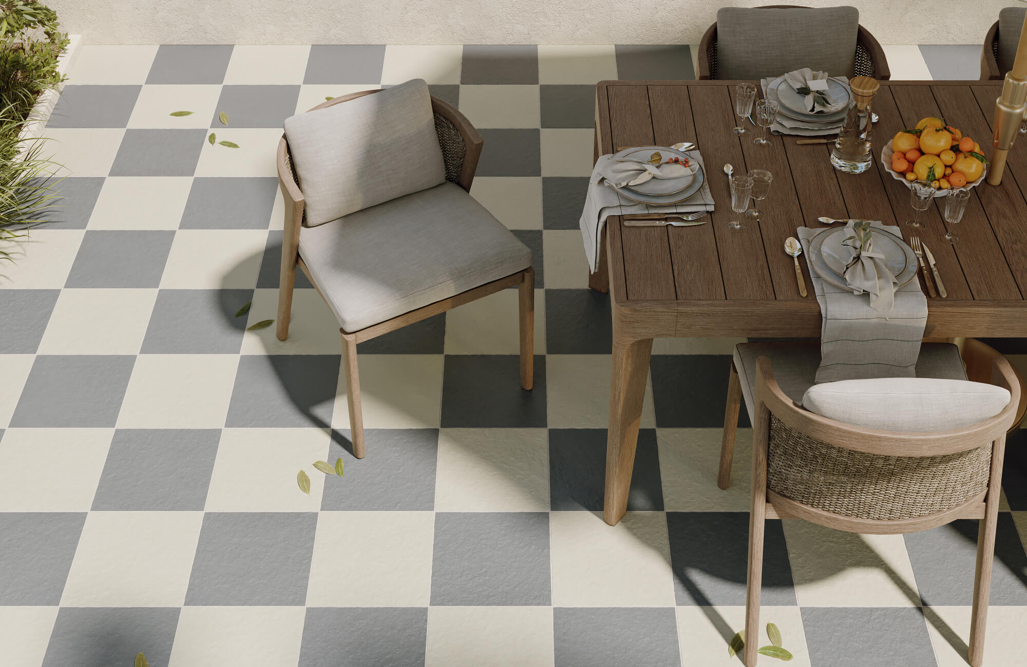 What Size Are Checkered Tiles?