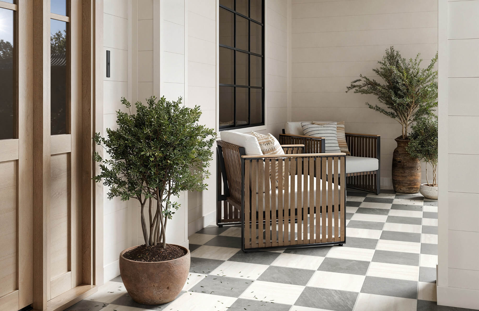 Why Is The Checkerboard Paver Trend Making A Comeback?