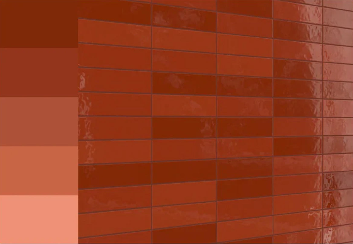 Red Tile | Backsplash, Bathroom & Kitchen - $2 Sample