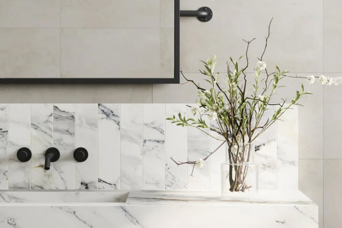 Marble Look Tile | Backsplash, Bath & Kitchen - $2 Sample