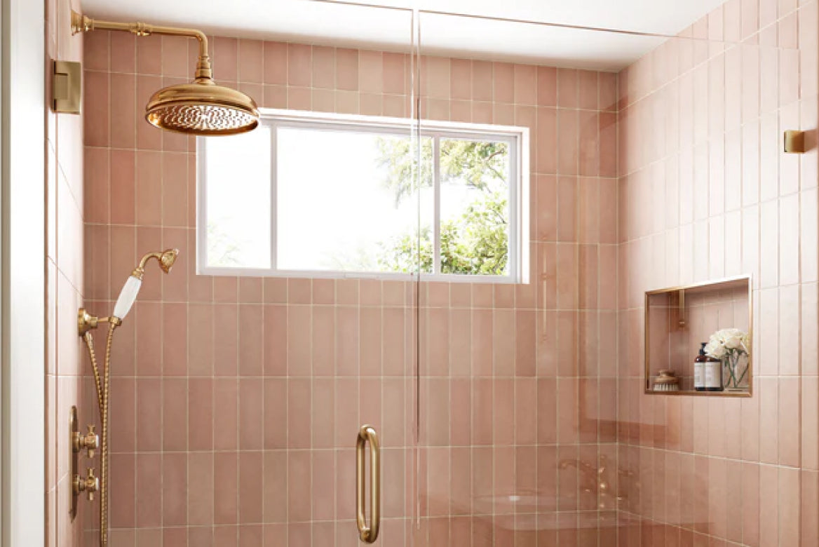 Red Tile For Shower Walls | Waterproof - $2 Sample