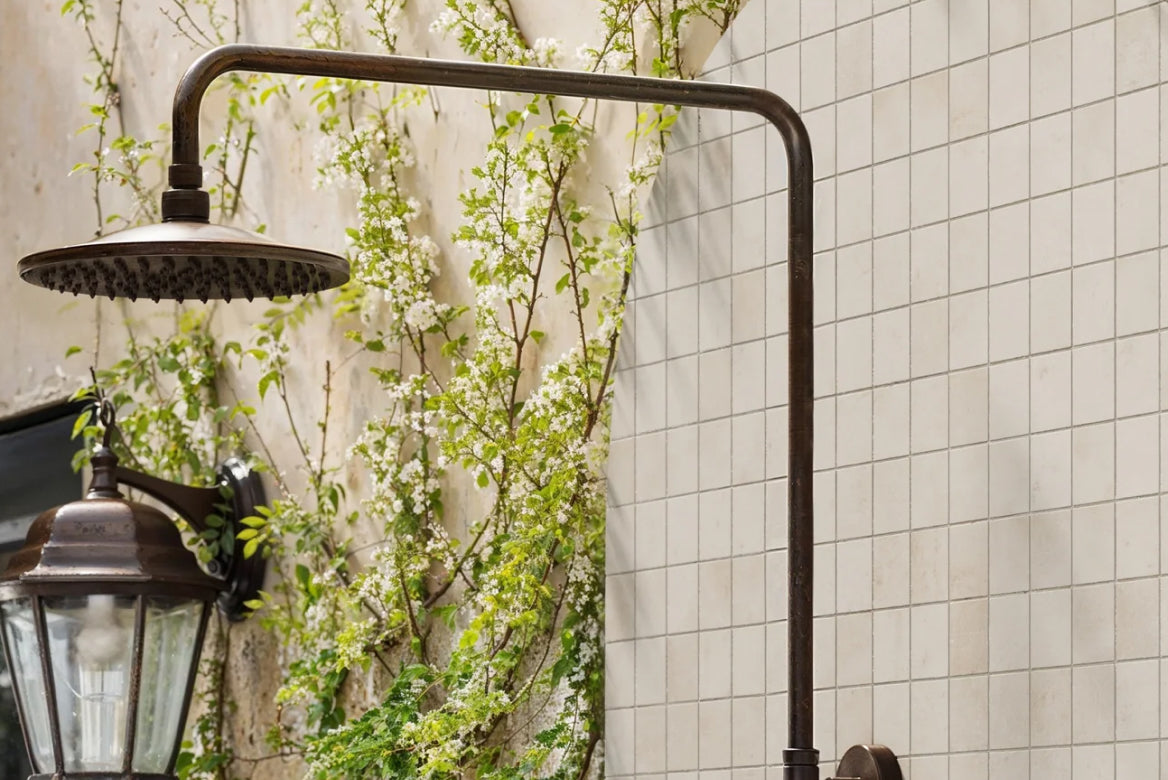 Taupe Mosaic Tile For Shower Walls | Waterproof
