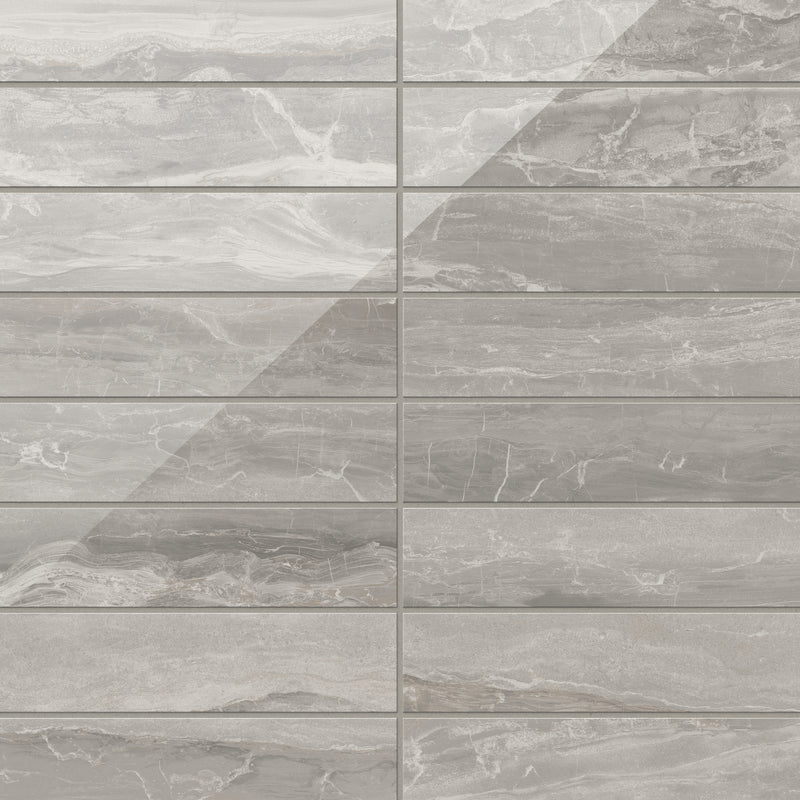 Harley 3x12 Polished Porcelain Tile in Taupe
