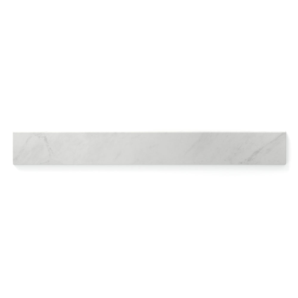Giada 3x24 Matte Porcelain Bullnose Tile in Alaska Glacier