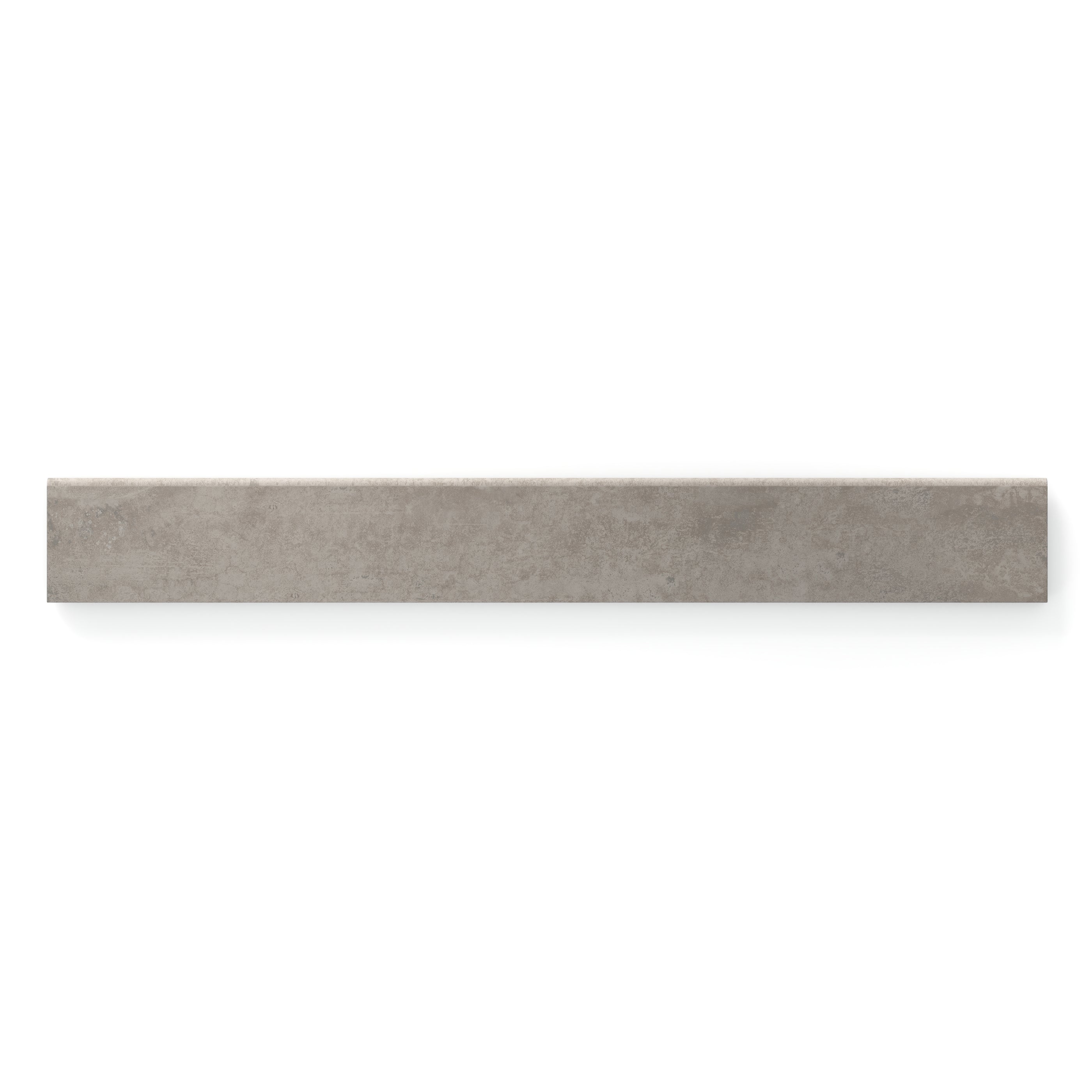 Pierce 3x24 Matte Porcelain Bullnose Tile in Stone