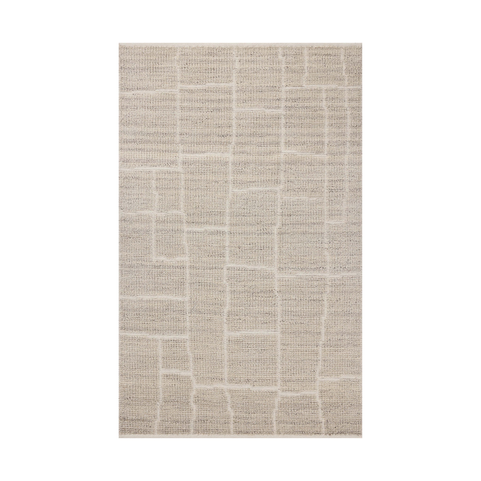 Linton Wool Blend Hand Loomed Rug in Dove, 7'9" x 9'9"