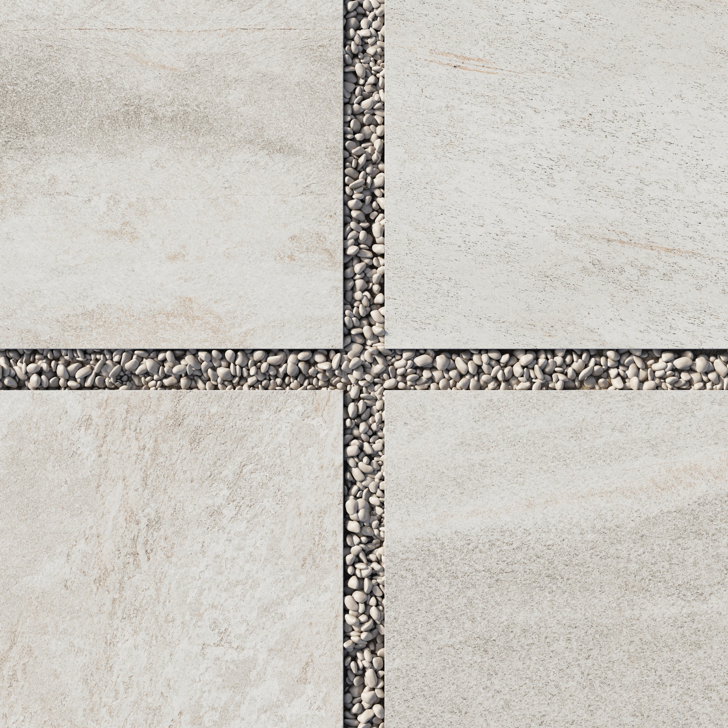 Carter 24x24 Grip Porcelain 2cm Paver Tile in Stone