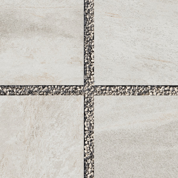 Carter 24x24 Grip Porcelain 2cm Paver Tile in Stone