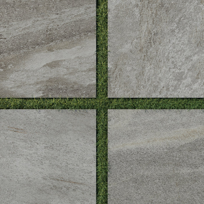 Carter 24x24 Grip Porcelain 2cm Paver Tile in Fossil