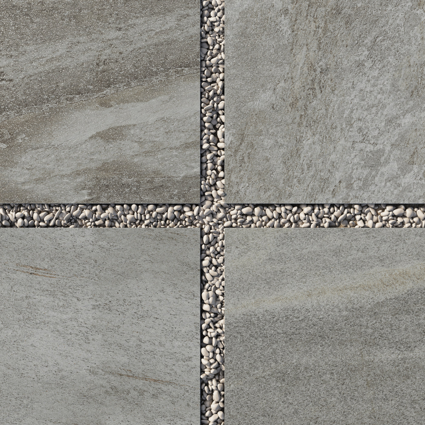 Carter 24x24 Grip Porcelain 2cm Paver Tile in Fossil