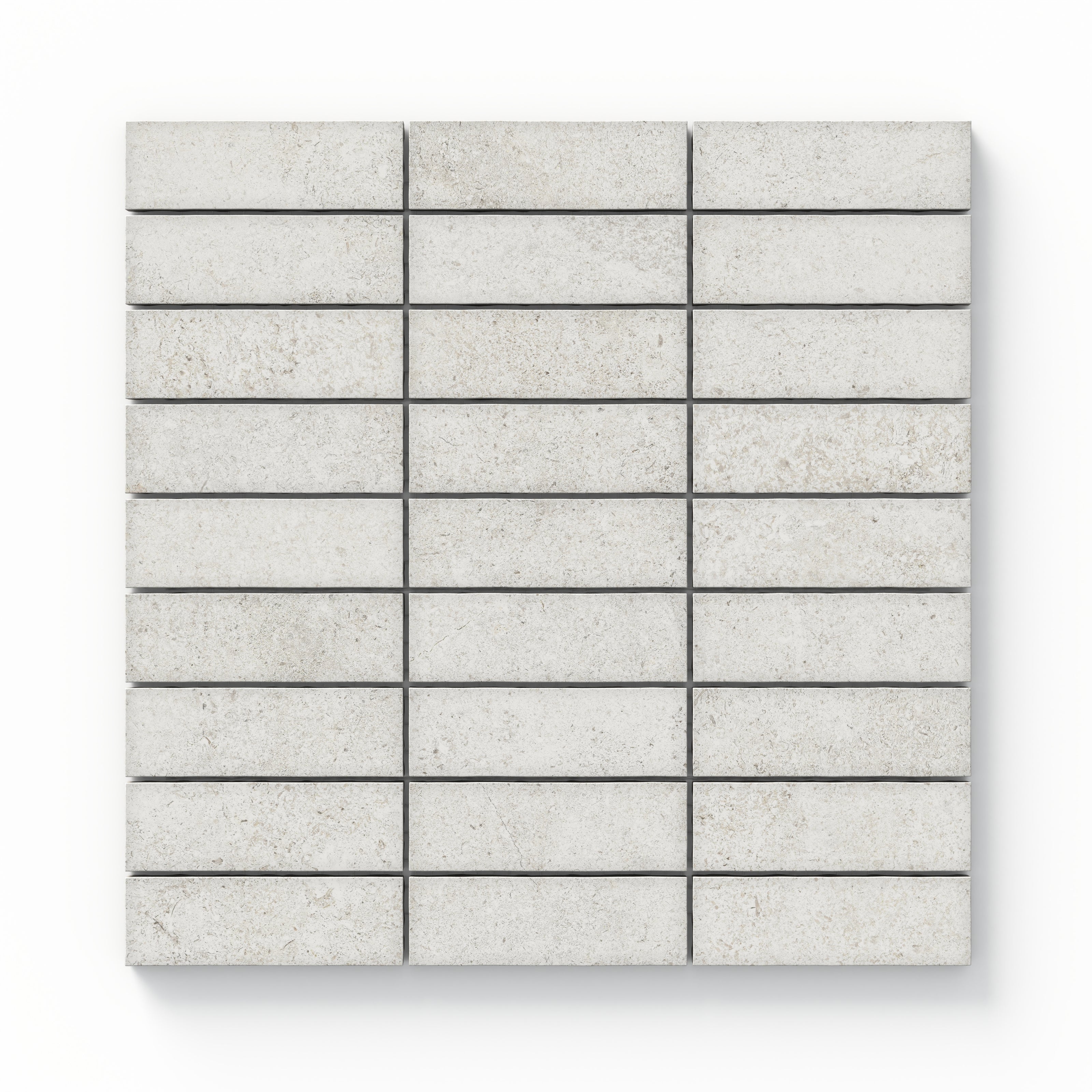 Adeline 1x4 Matte Porcelain Mosaic Tile in Sand