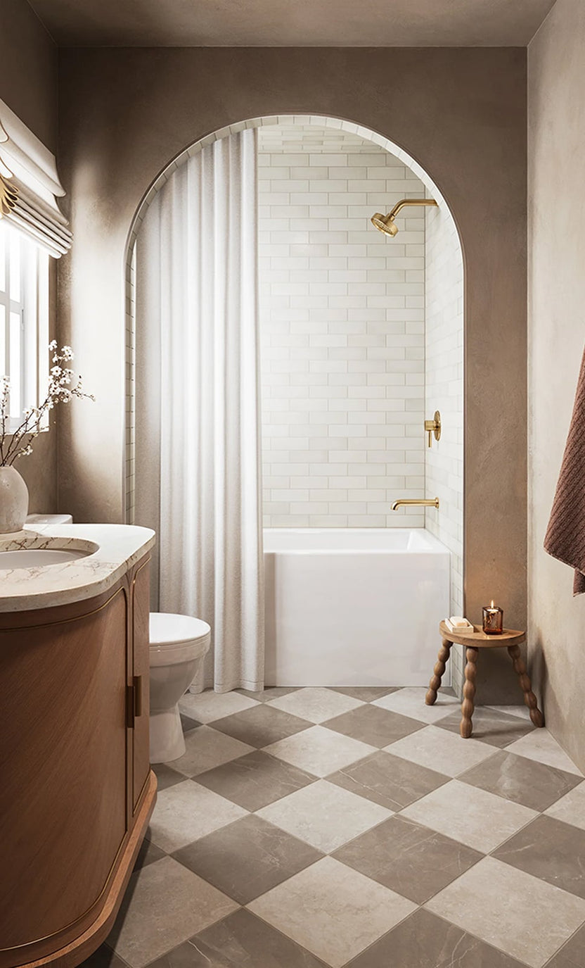 Checkerboard Tile | Floor, Wall - $2 Sample