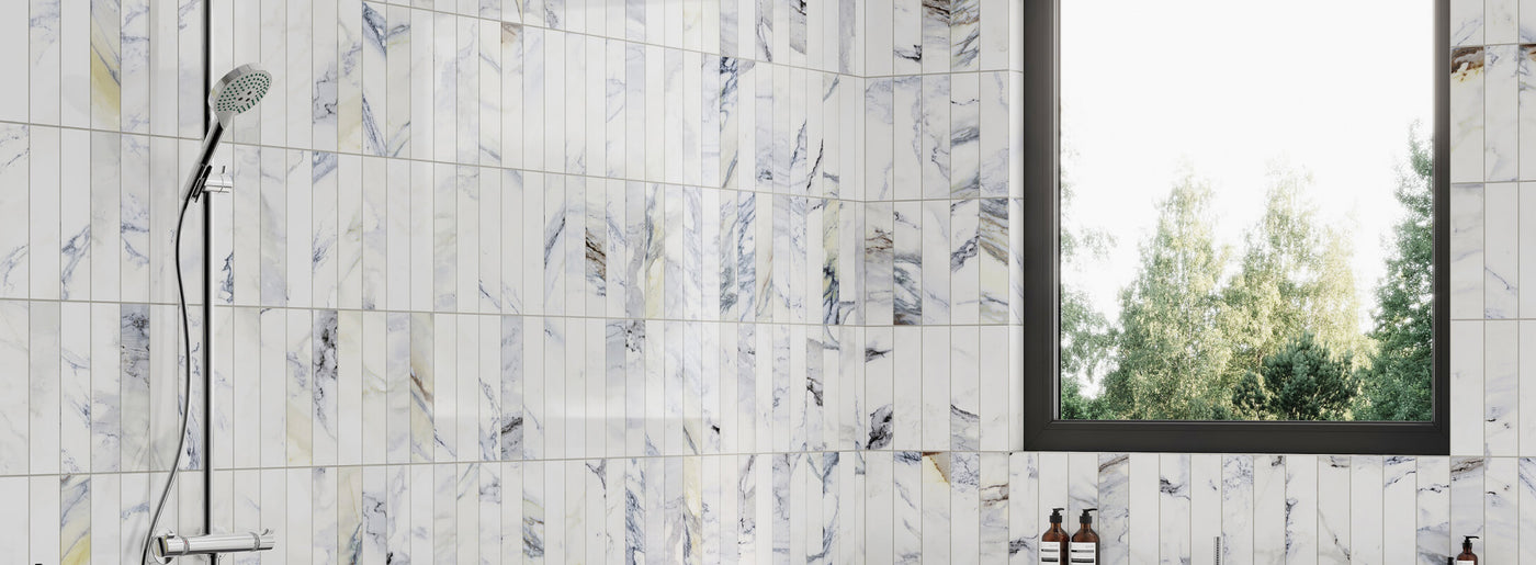 Stone Look Bathroom Tile | Shower, Floor & Wall