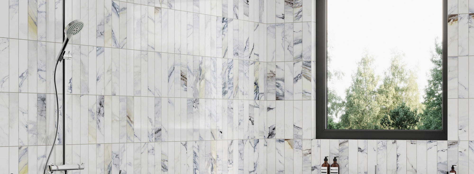 Stone Look Bathroom Tile | Shower, Floor & Wall - $2 Sample