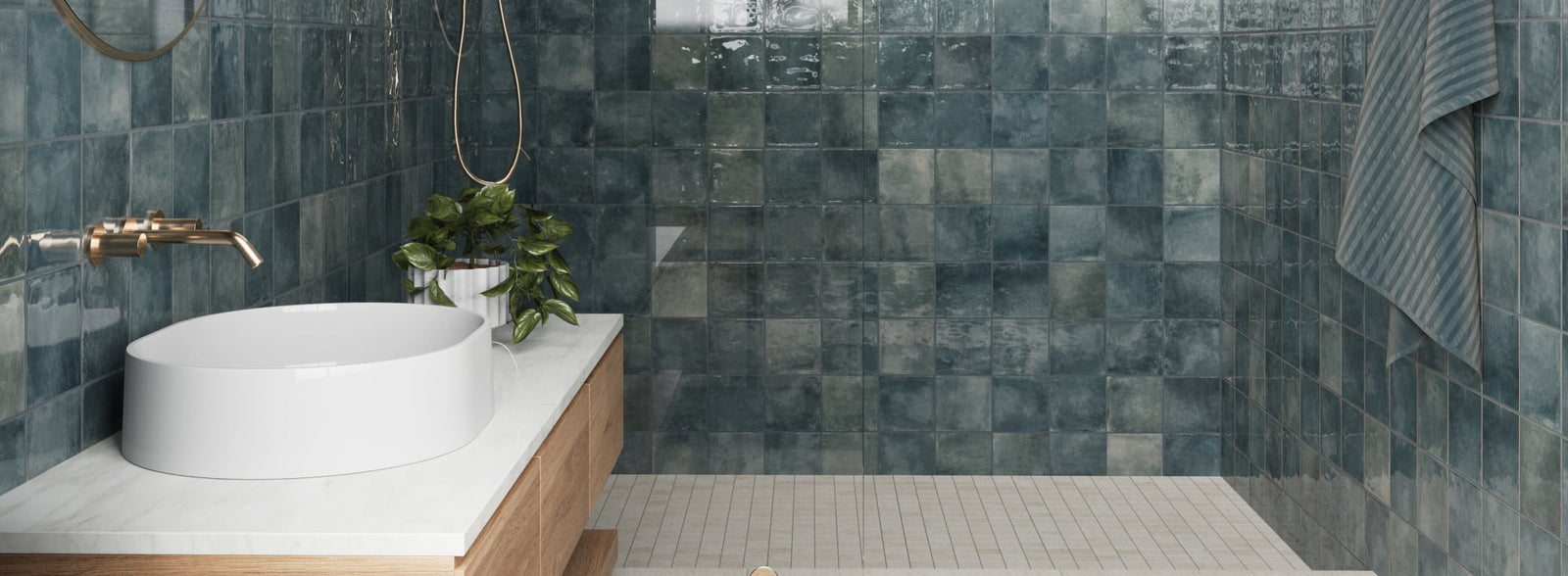 Blue Tile | Backsplash, Bathroom & Kitchen - $2 Sample