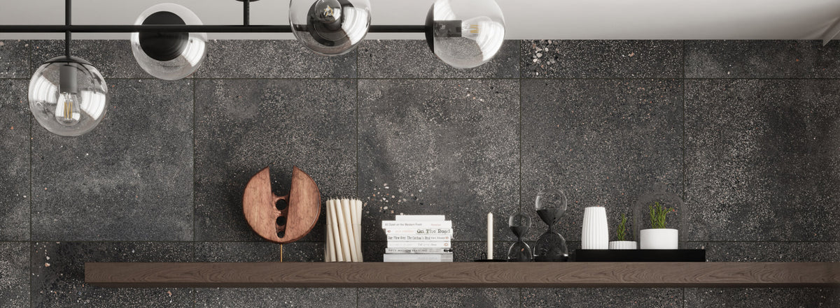 Dark Grey Tile | Backsplash, Bathroom & Kitchen