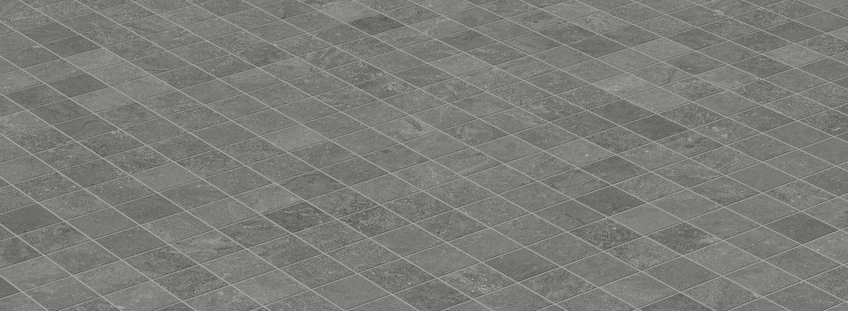 Shop Dark Grey Mosaic Tile For Kitchen Floor | Get $1 Sample