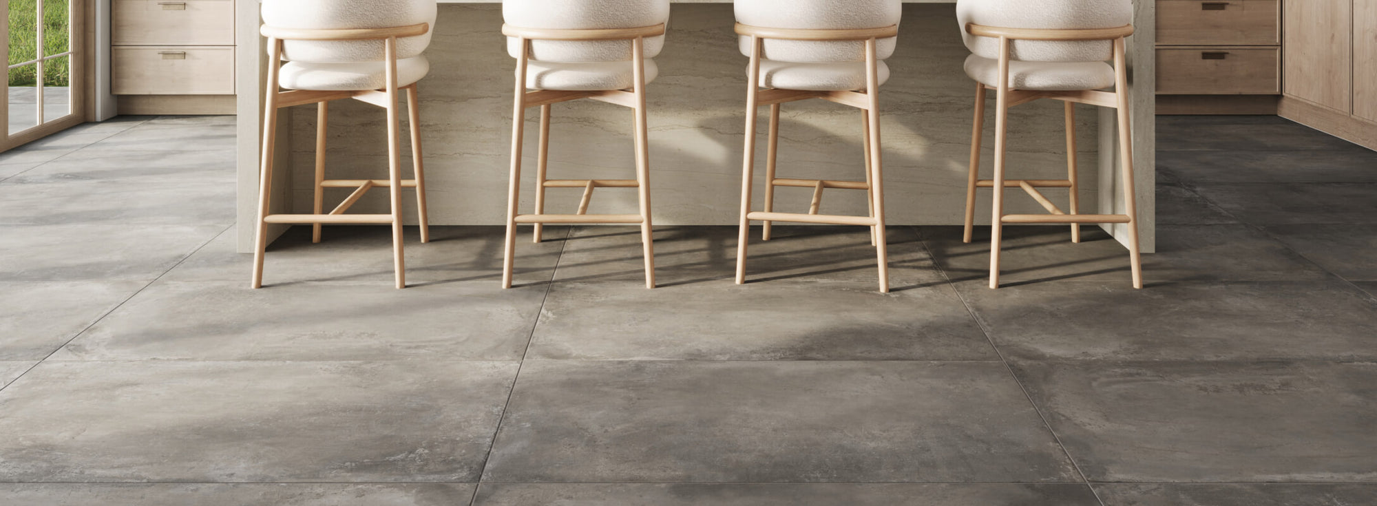 Shop Dark Grey Tile For Kitchen Floor | Claim Your $1 Sample