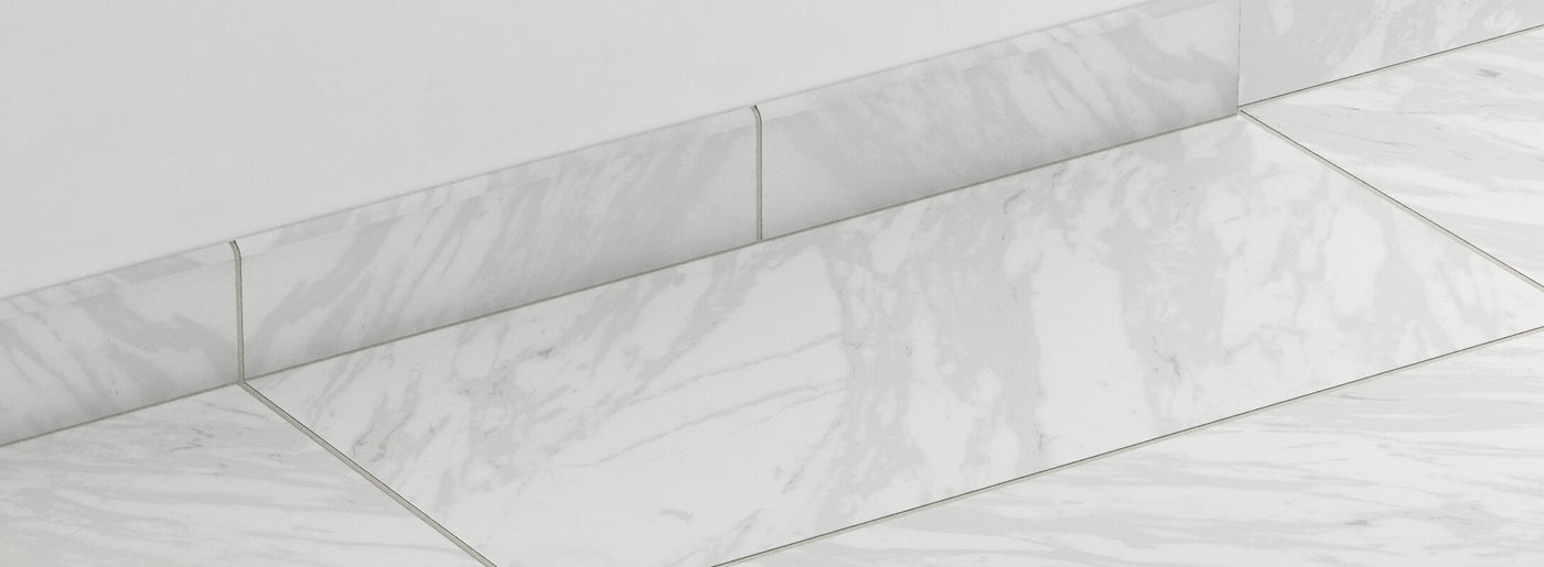 White Tile Edge Trim