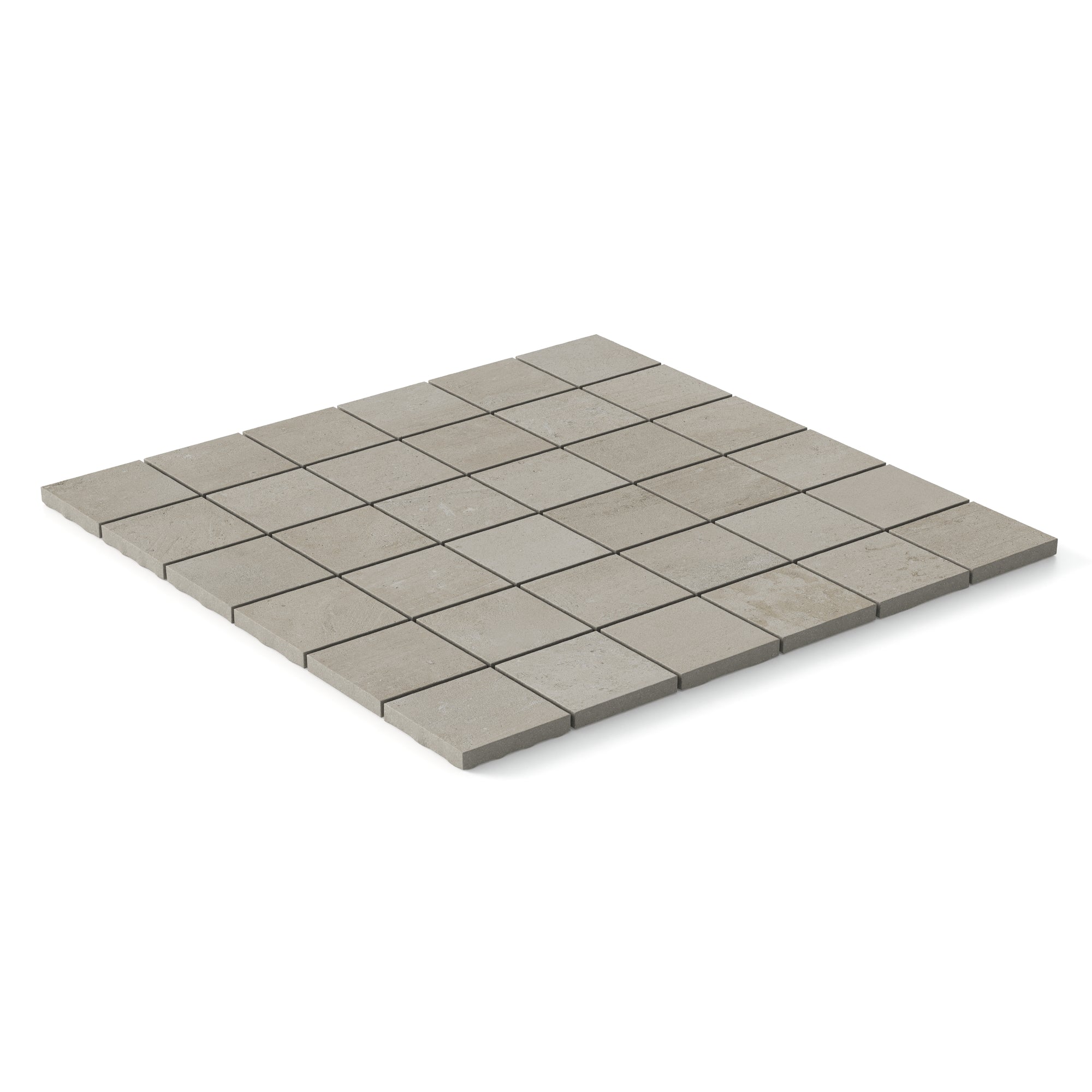 Ramsey 2x2 Matte Porcelain Mosaic Tile in Putty