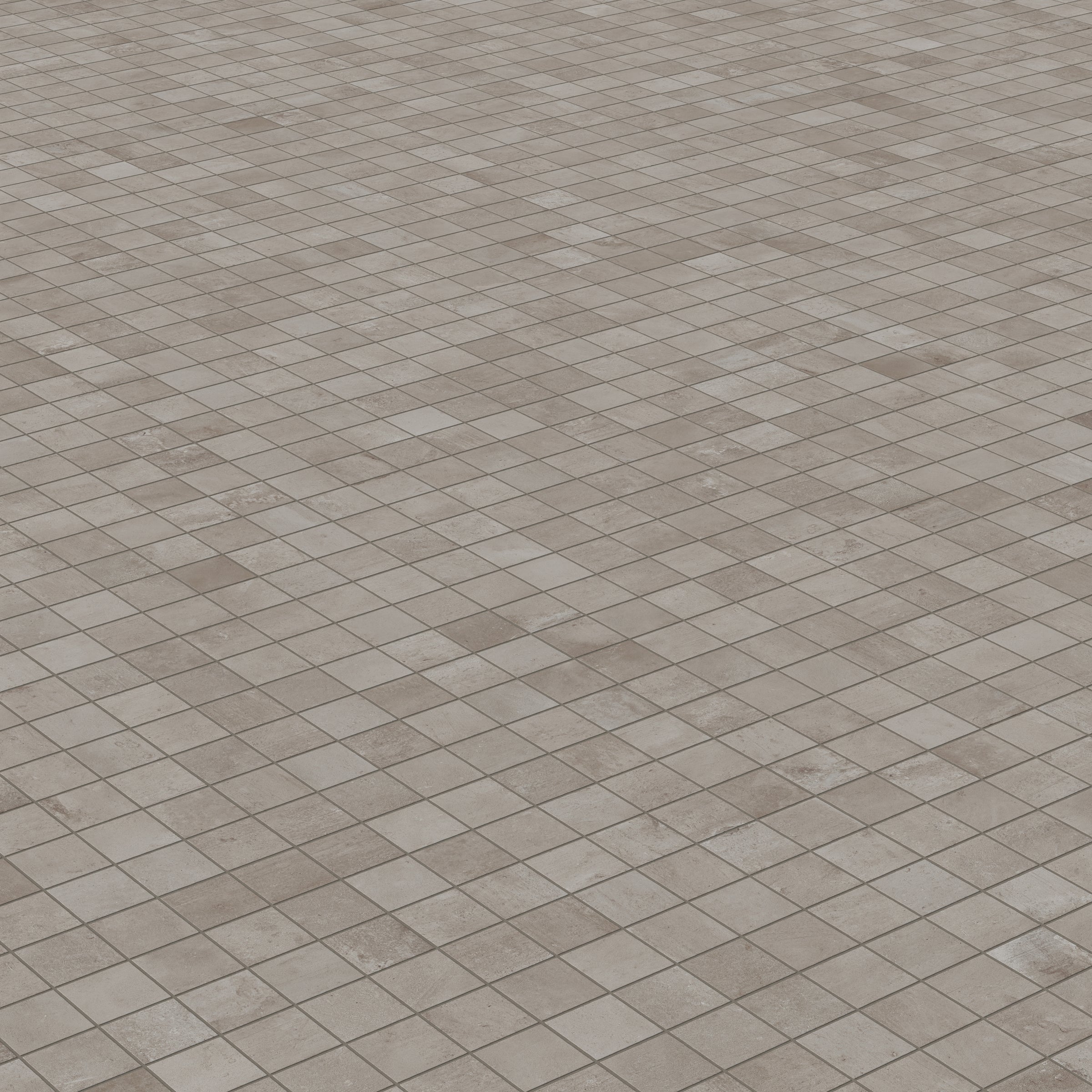 Ramsey 2x2 Matte Porcelain Mosaic Tile in Ash
