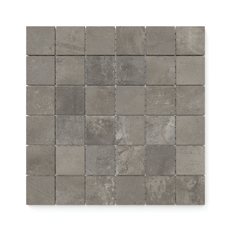 Ramsey 2x2 Matte Porcelain Mosaic Tile in Smoke