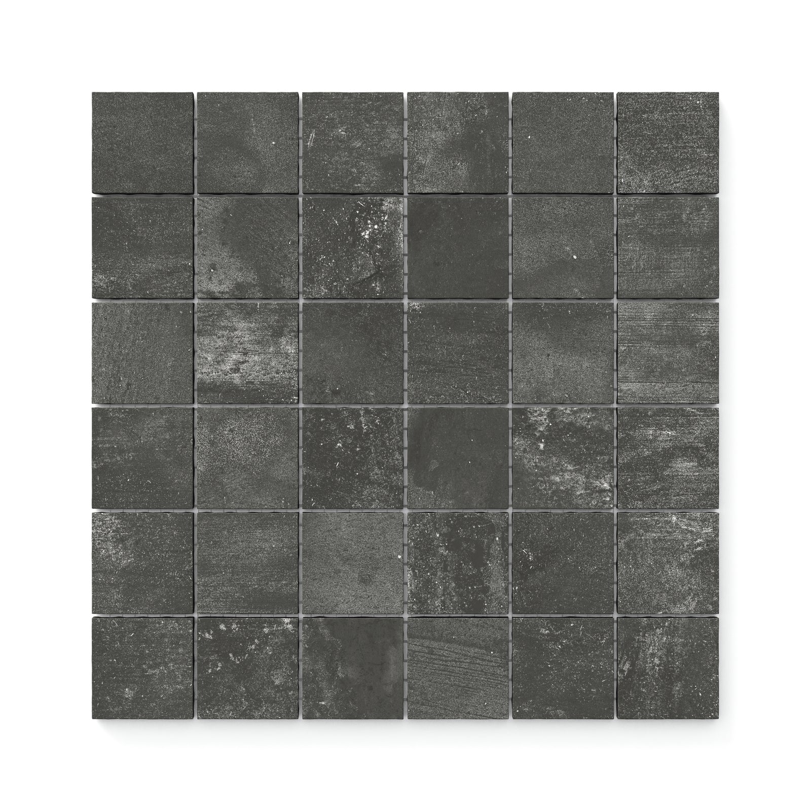 Ramsey 2x2 Matte Porcelain Mosaic Tile in Coal