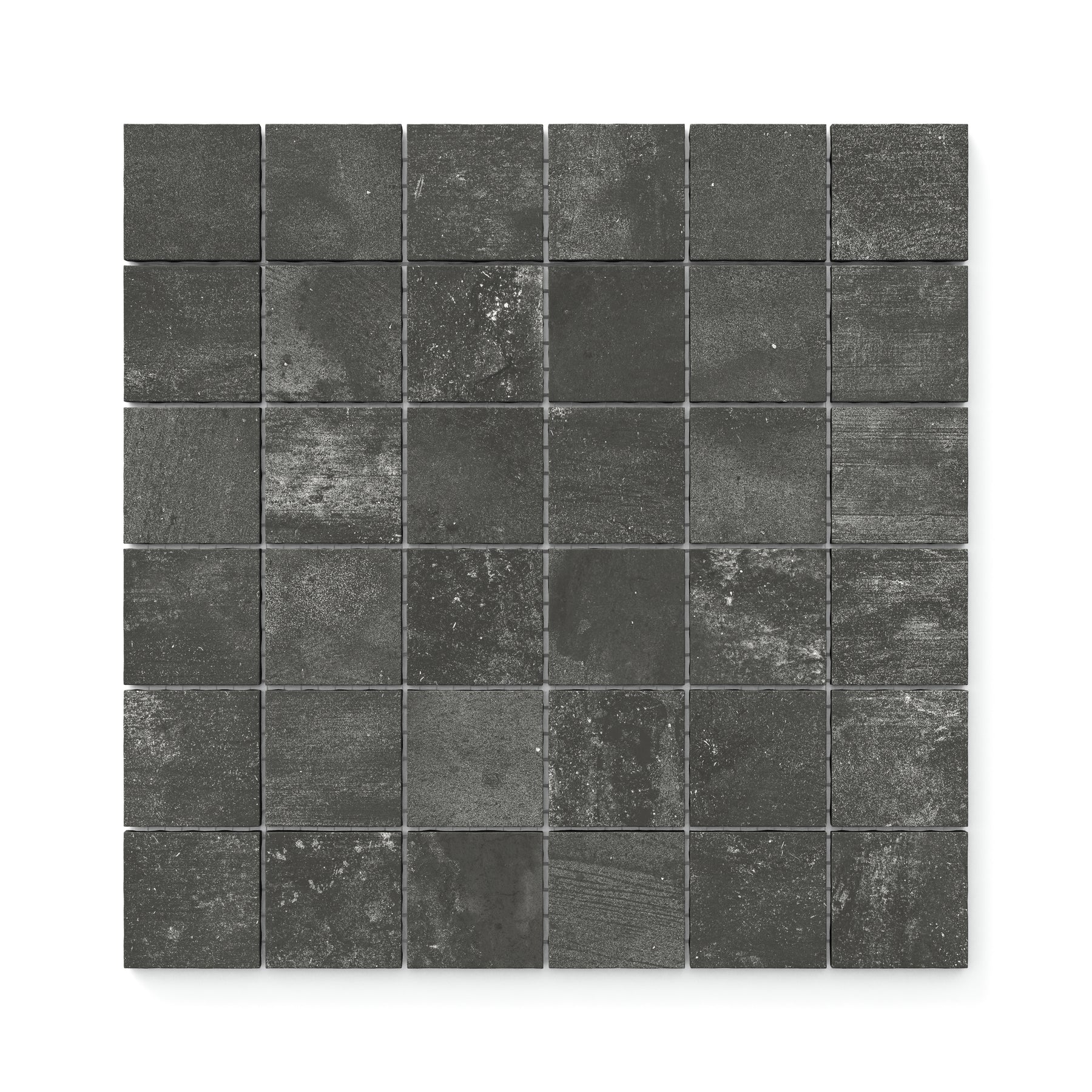 Ramsey 2x2 Matte Porcelain Mosaic Tile in Coal