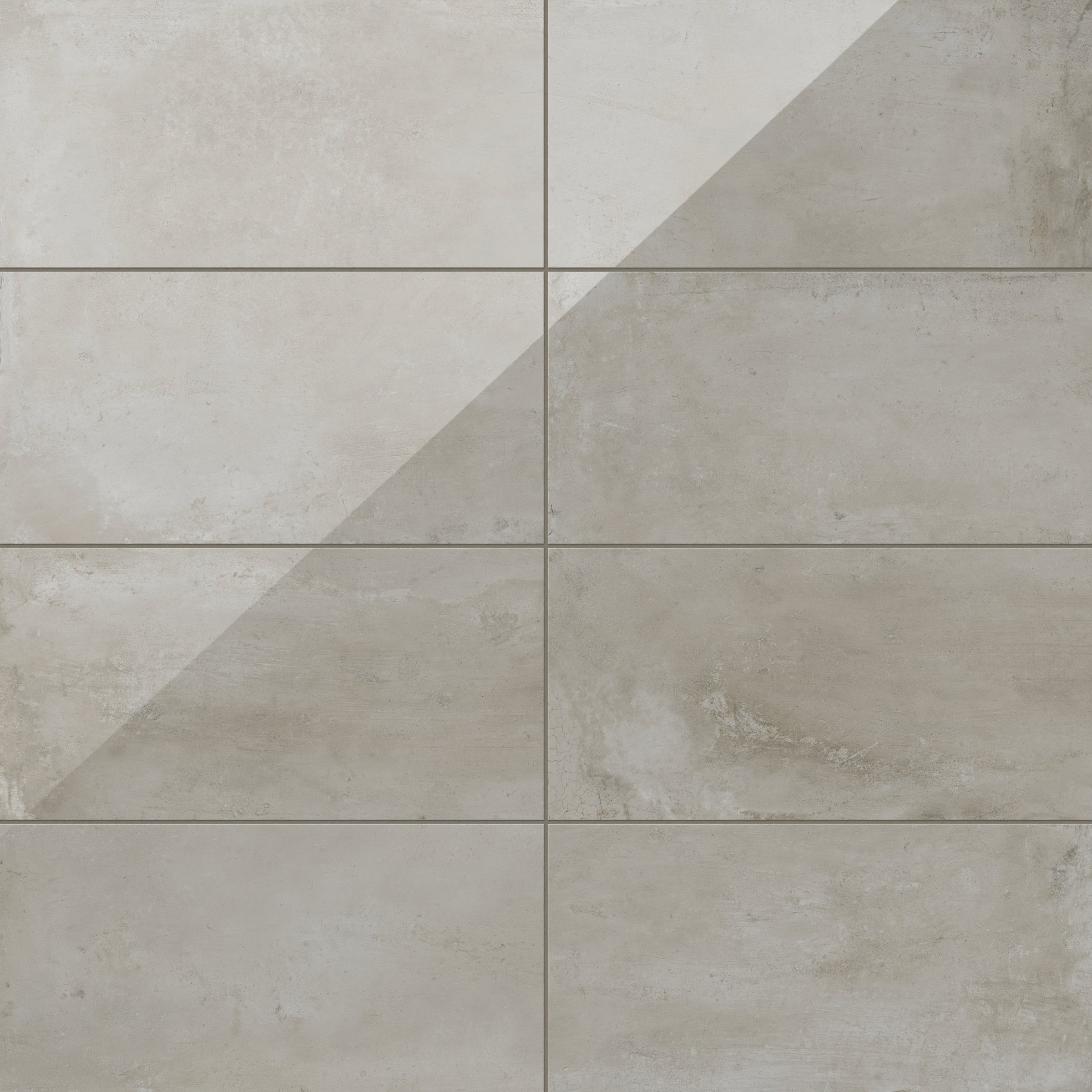 Ramsey 12x24 Polished Porcelain Tile in Putty