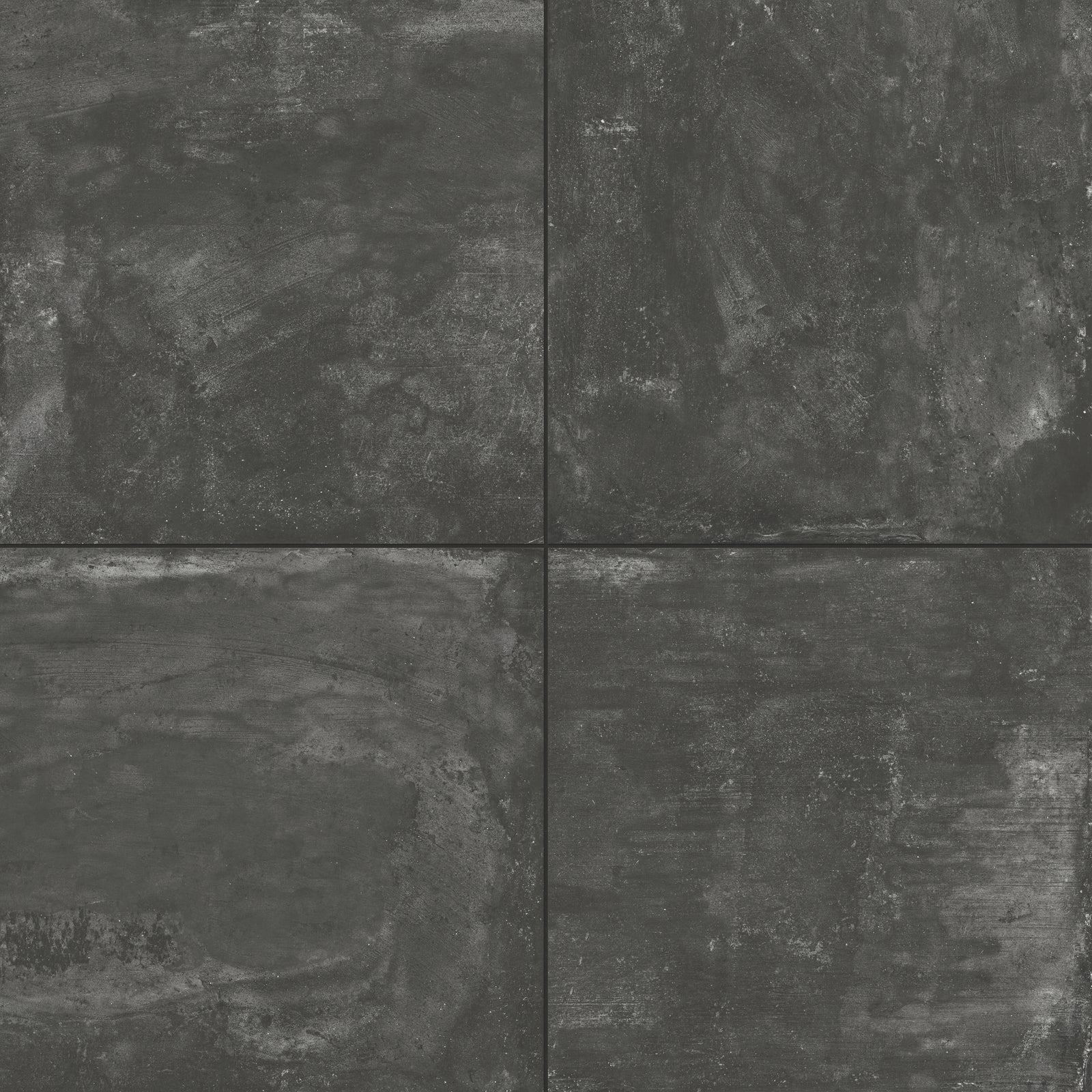 Ramsey 24x24 Matte Porcelain Tile in Coal