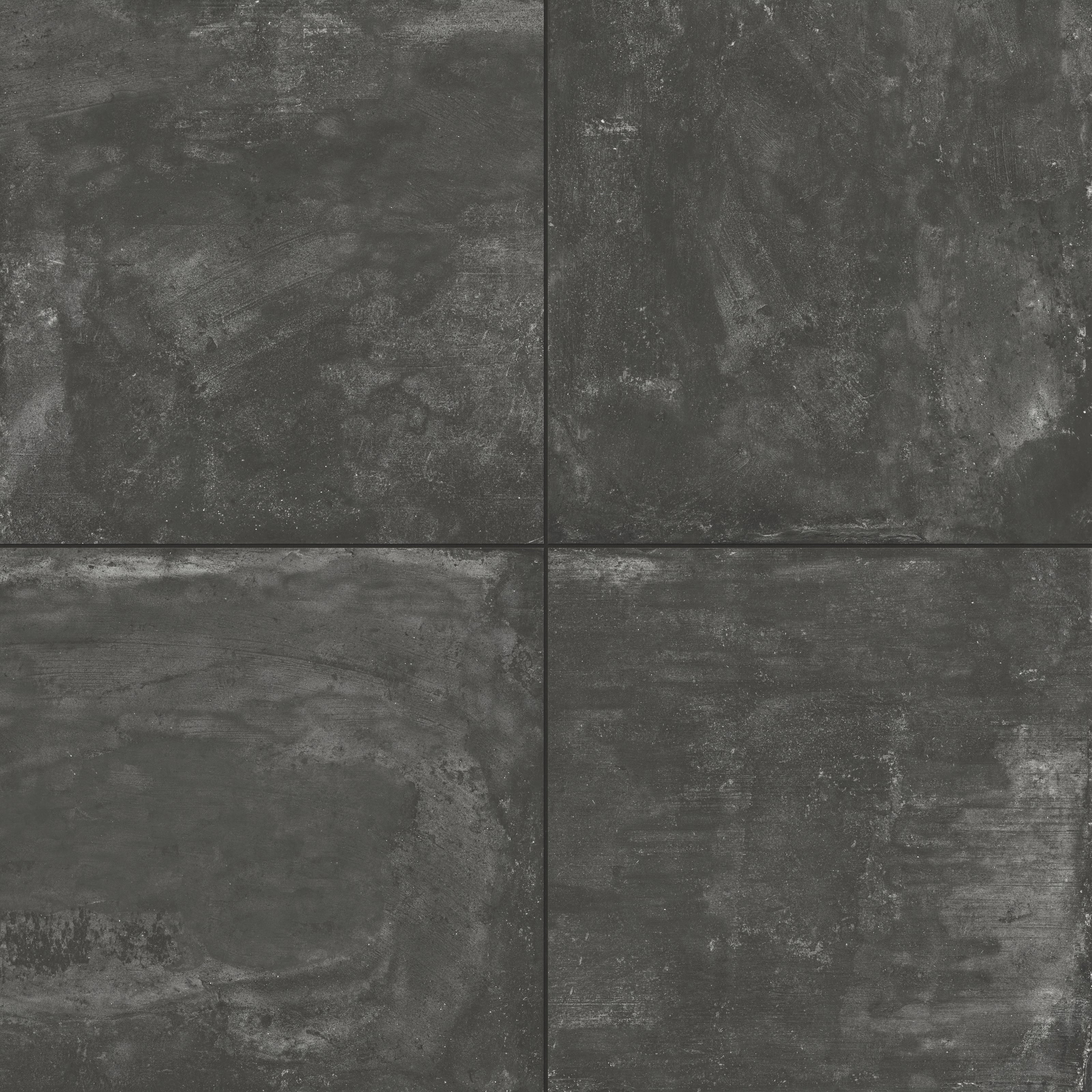 Ramsey 24x24 Matte Porcelain Tile in Coal