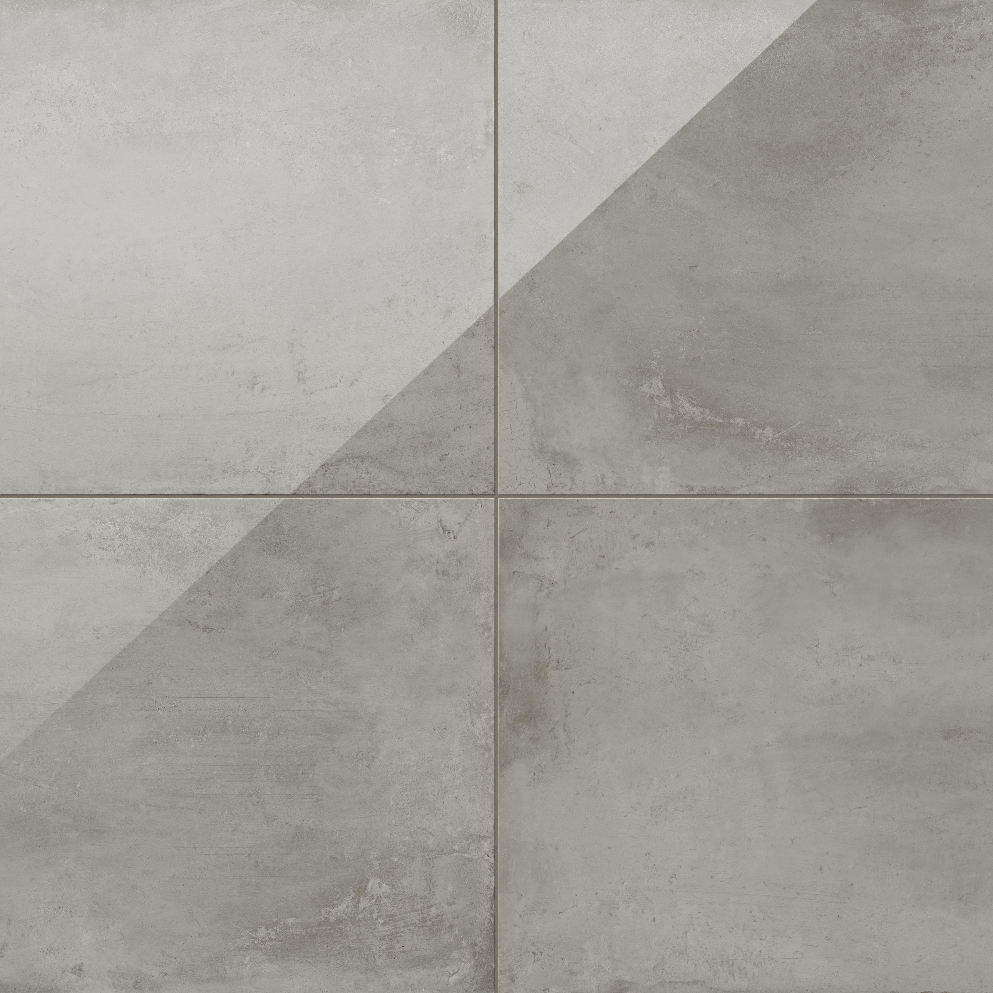 Ramsey 24x24 Polished Porcelain Tile in Ash