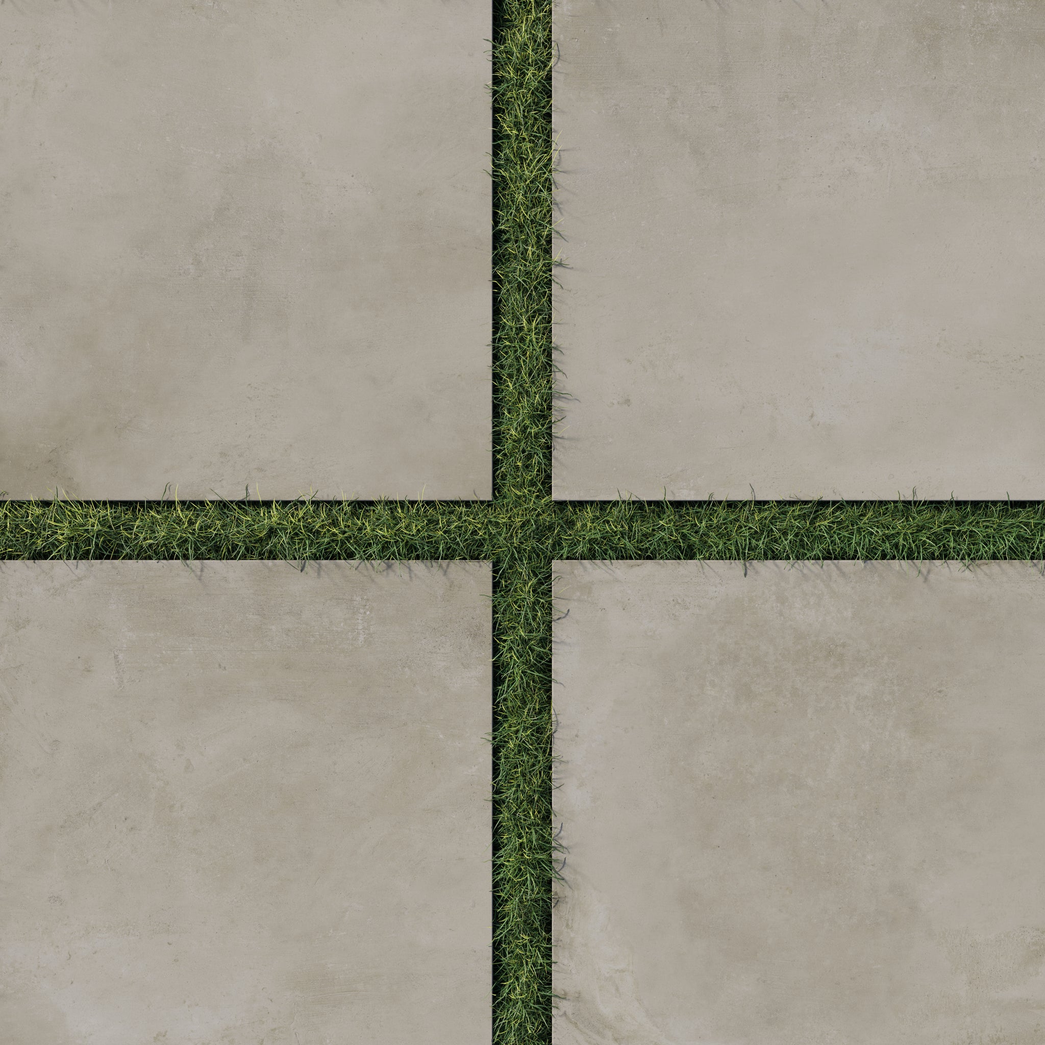 Ramsey 24x24 Grip Porcelain 2cm Paver Tile in Putty