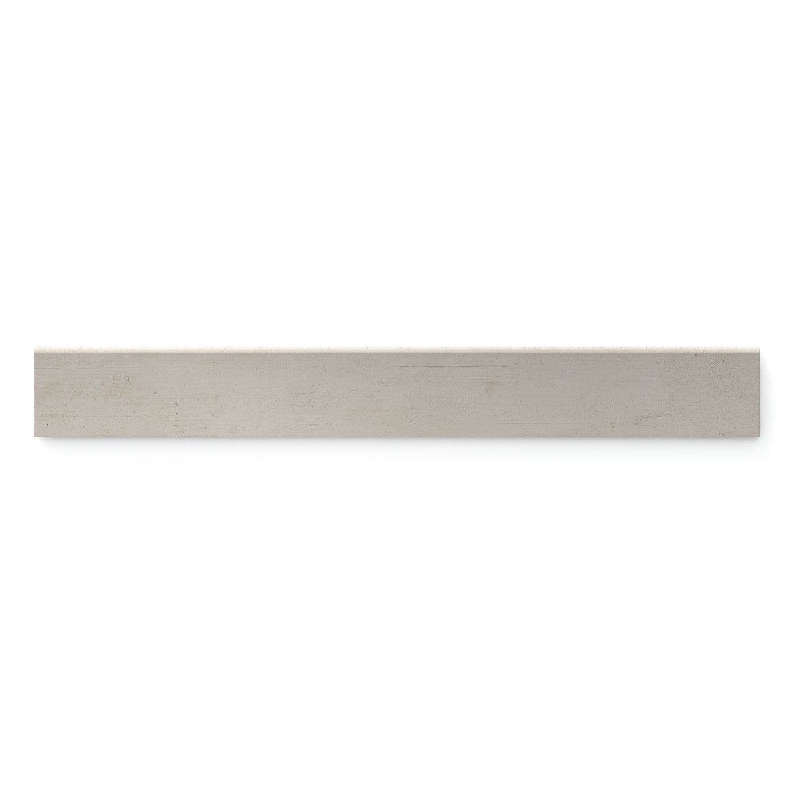 Ramsey 3x24 Matte Porcelain Bullnose Tile in Chalk