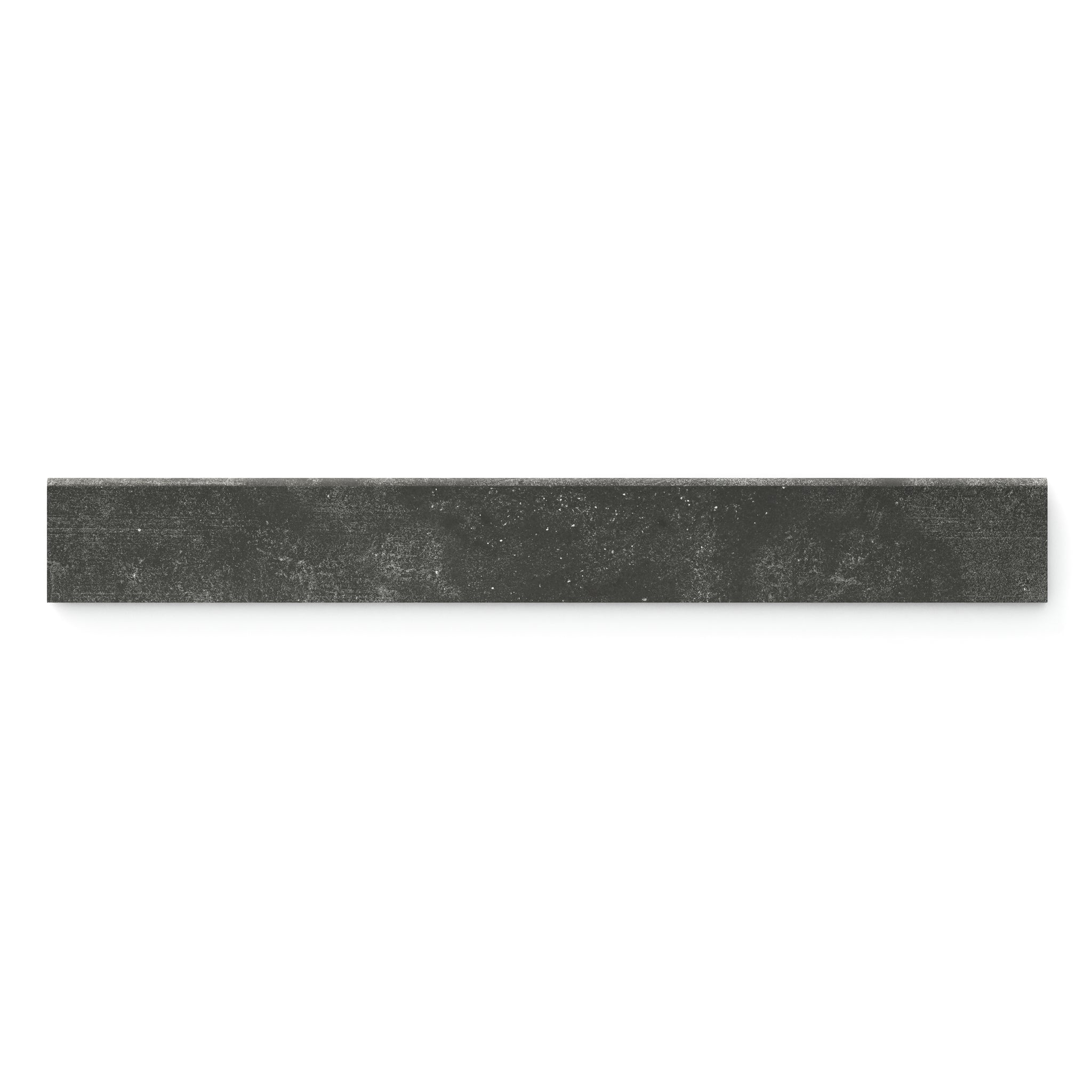 Ramsey 3x24 Matte Porcelain Bullnose Tile in Coal