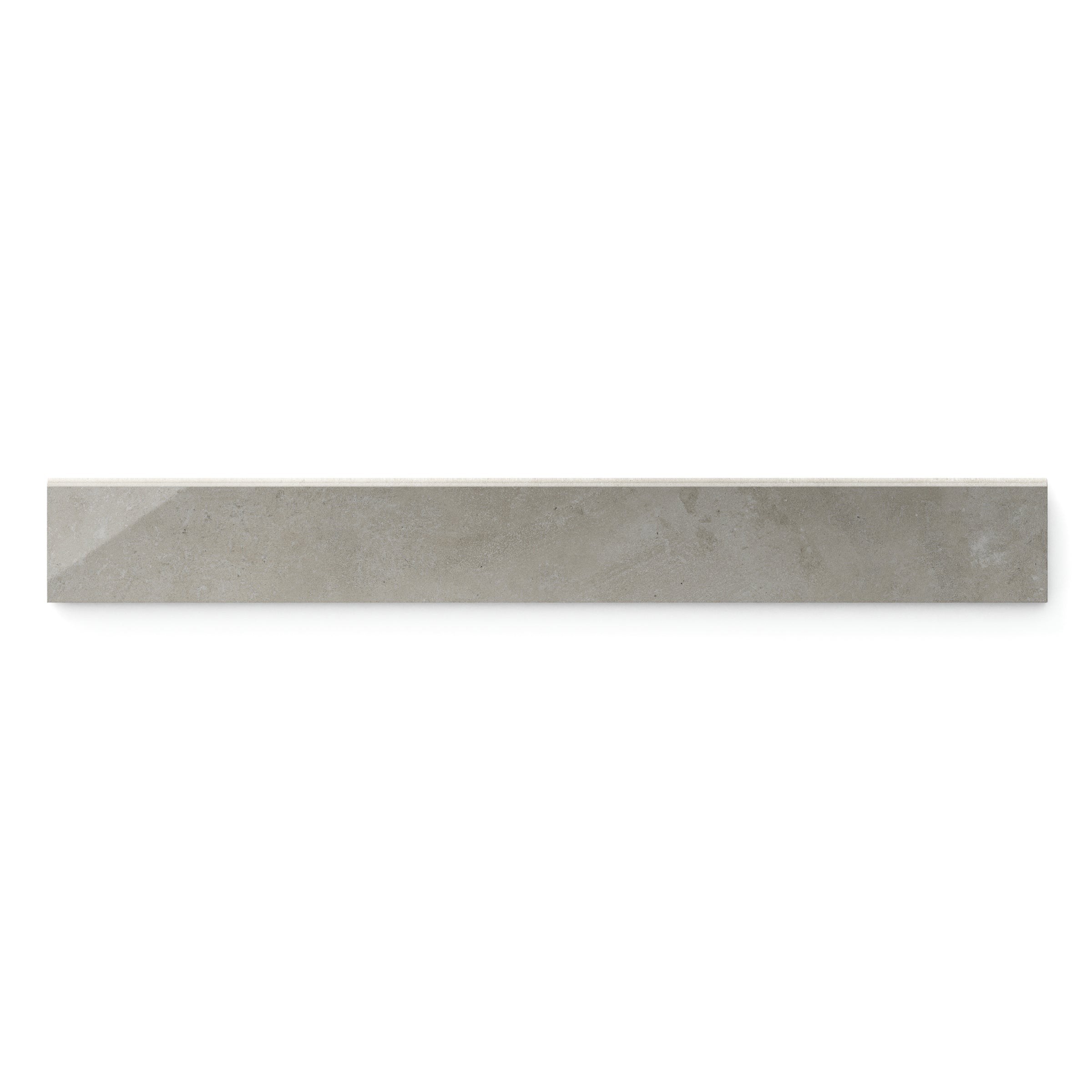 Ramsey 3x24 Polished Porcelain Bullnose Tile in Putty