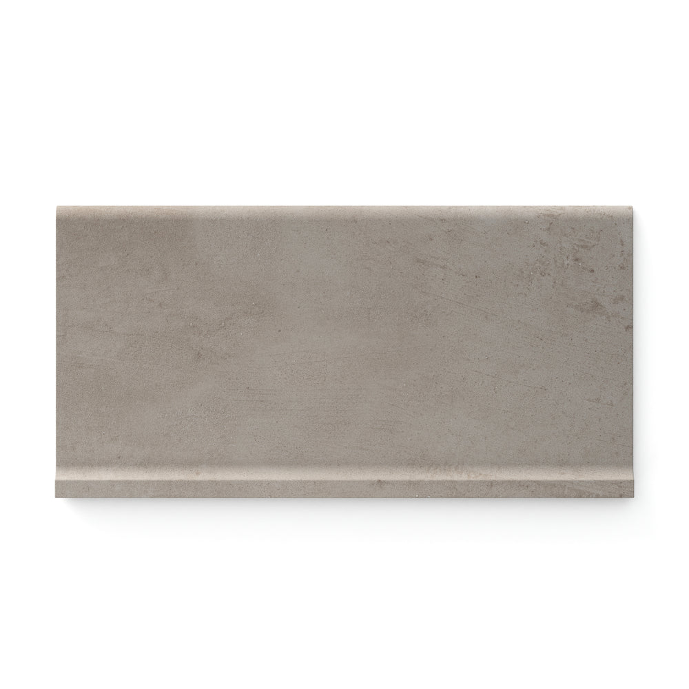 Ramsey 6x12 Matte Porcelain Cove Base Tile in Ash