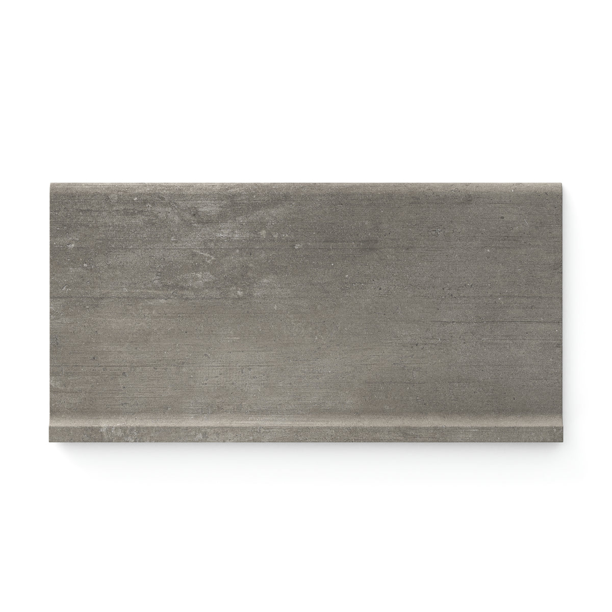 Ramsey 6x12 Matte Porcelain Cove Base Tile in Smoke