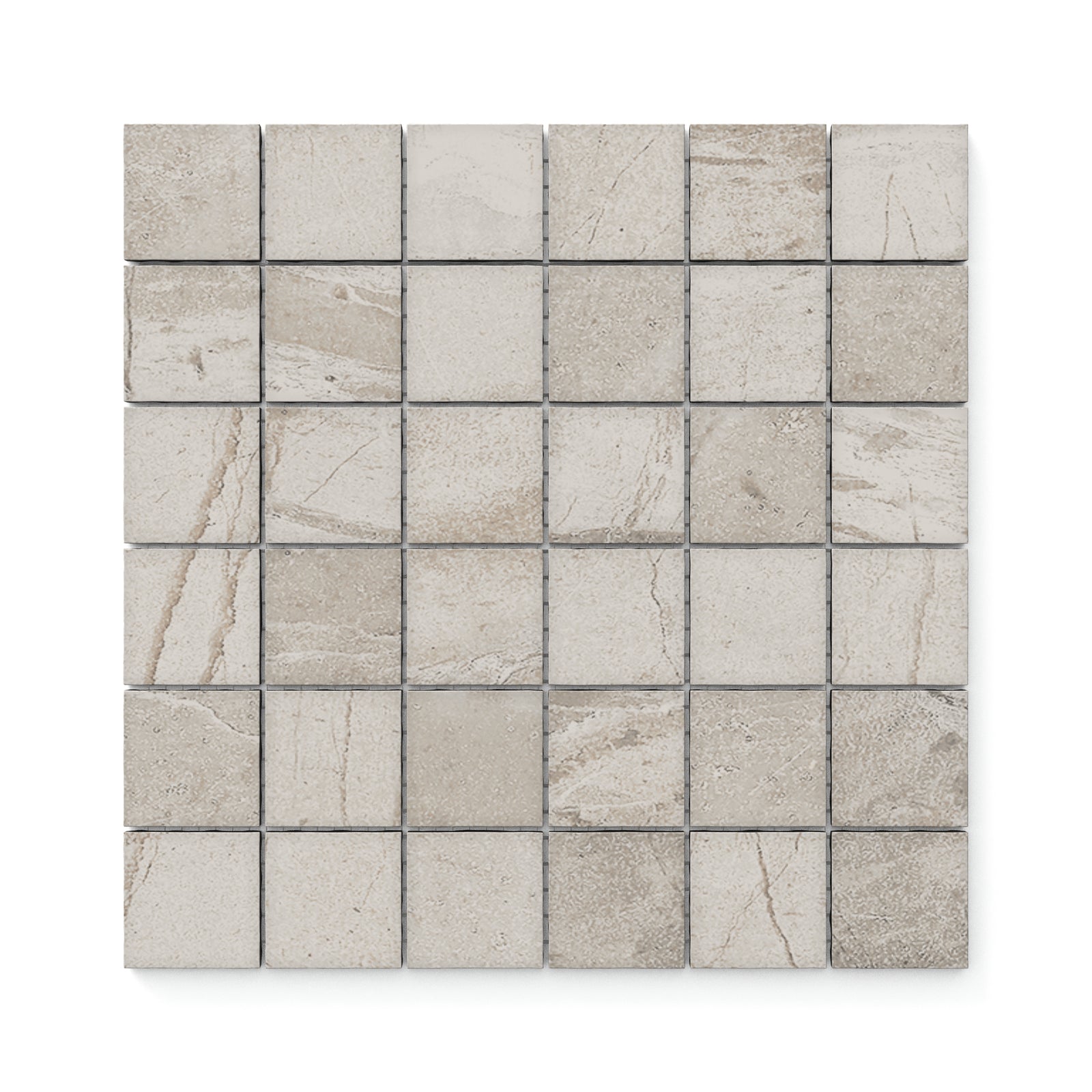 Declan 2x2 Matte Porcelain Mosaic Tile in Ash