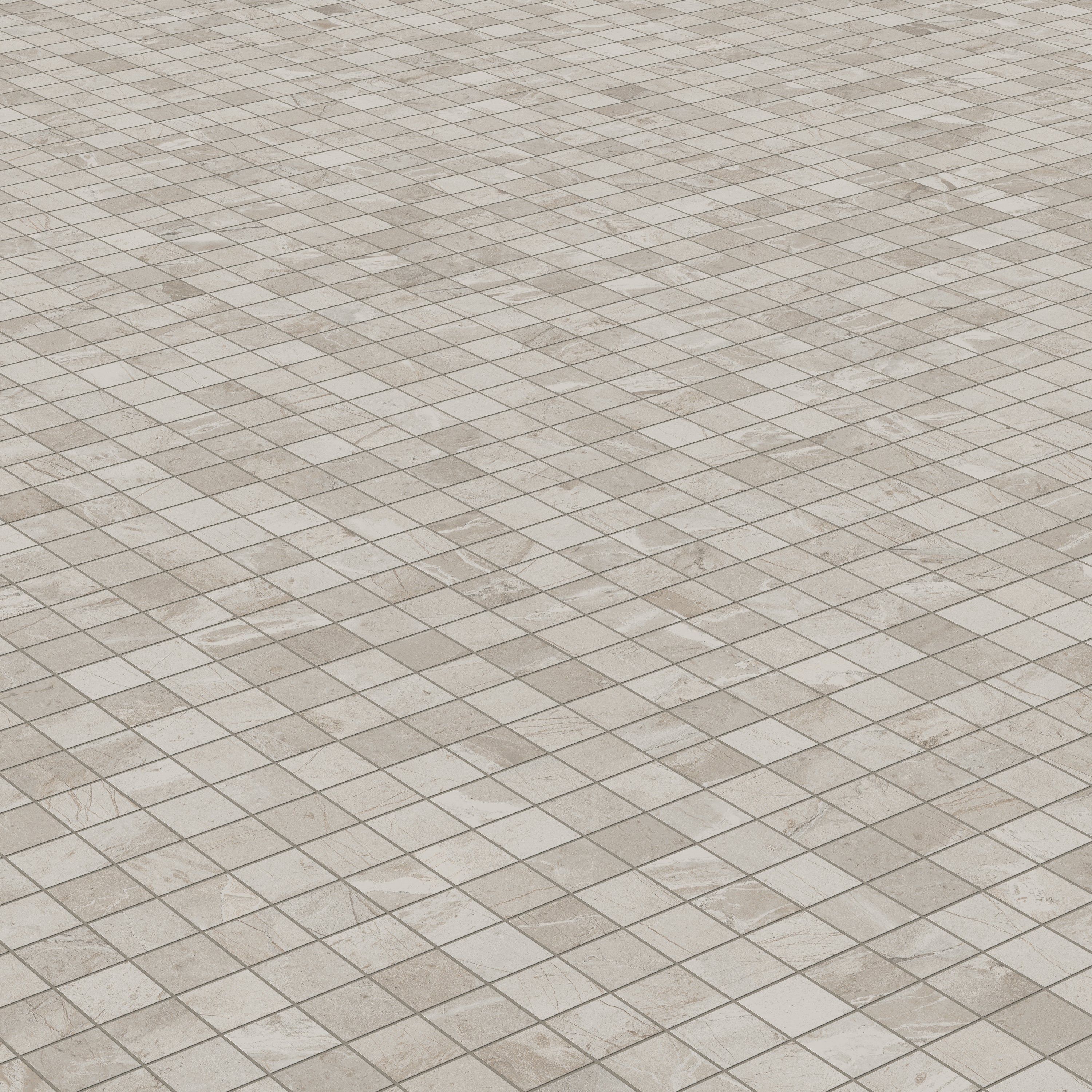 Declan 2x2 Matte Porcelain Mosaic Tile in Ash