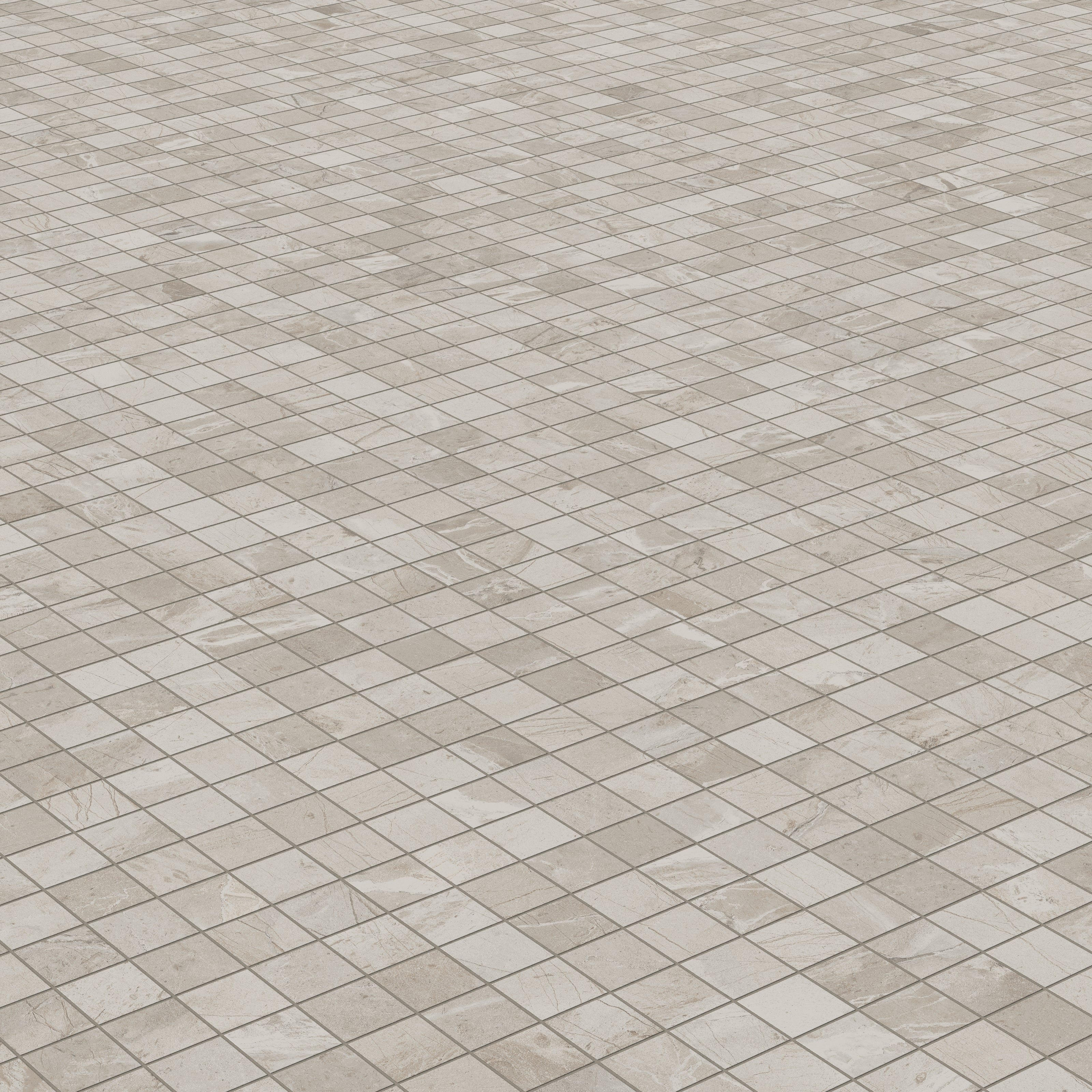 Declan 2x2 Matte Porcelain Mosaic Tile in Ash