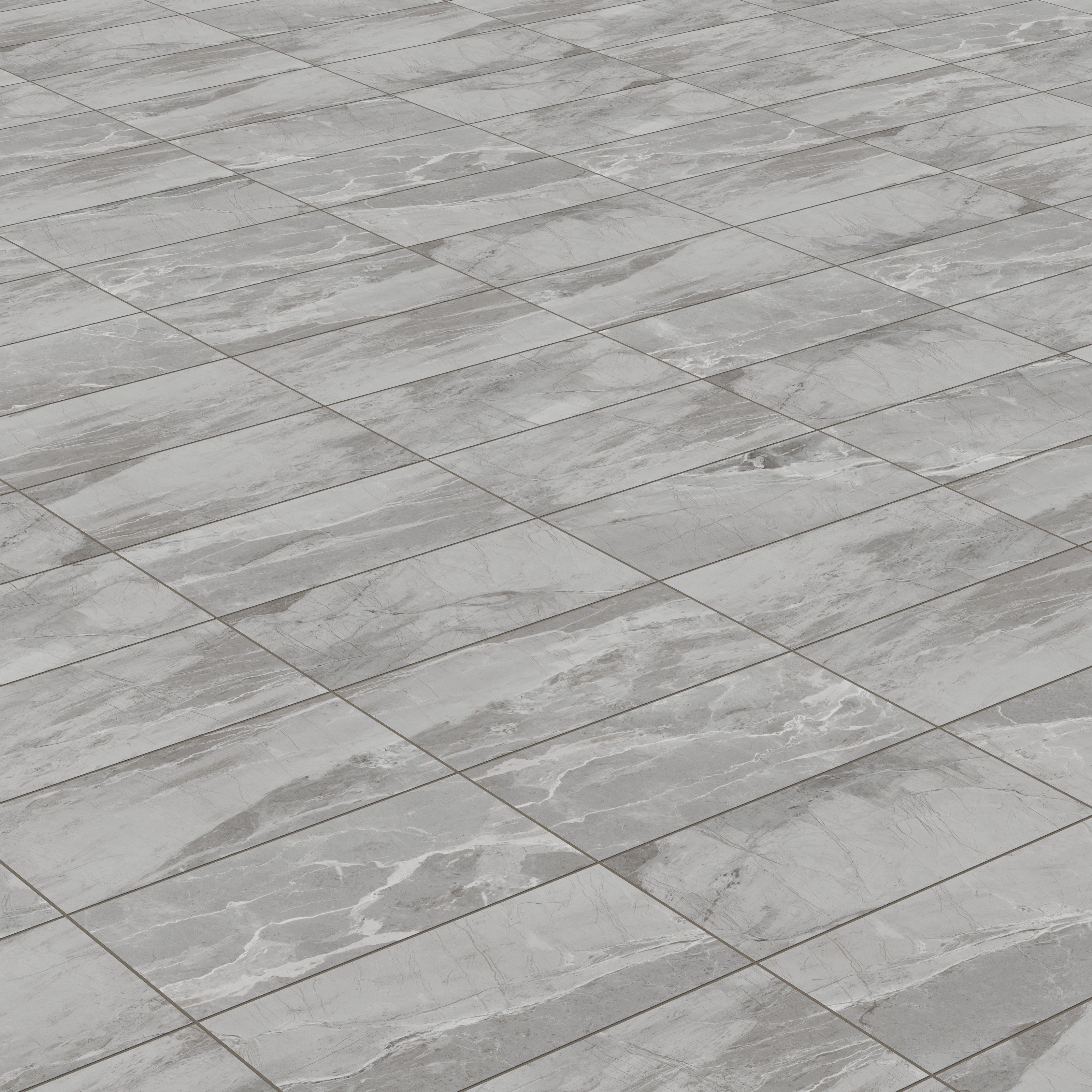 Declan 12x24 Matte Porcelain Tile in Grey