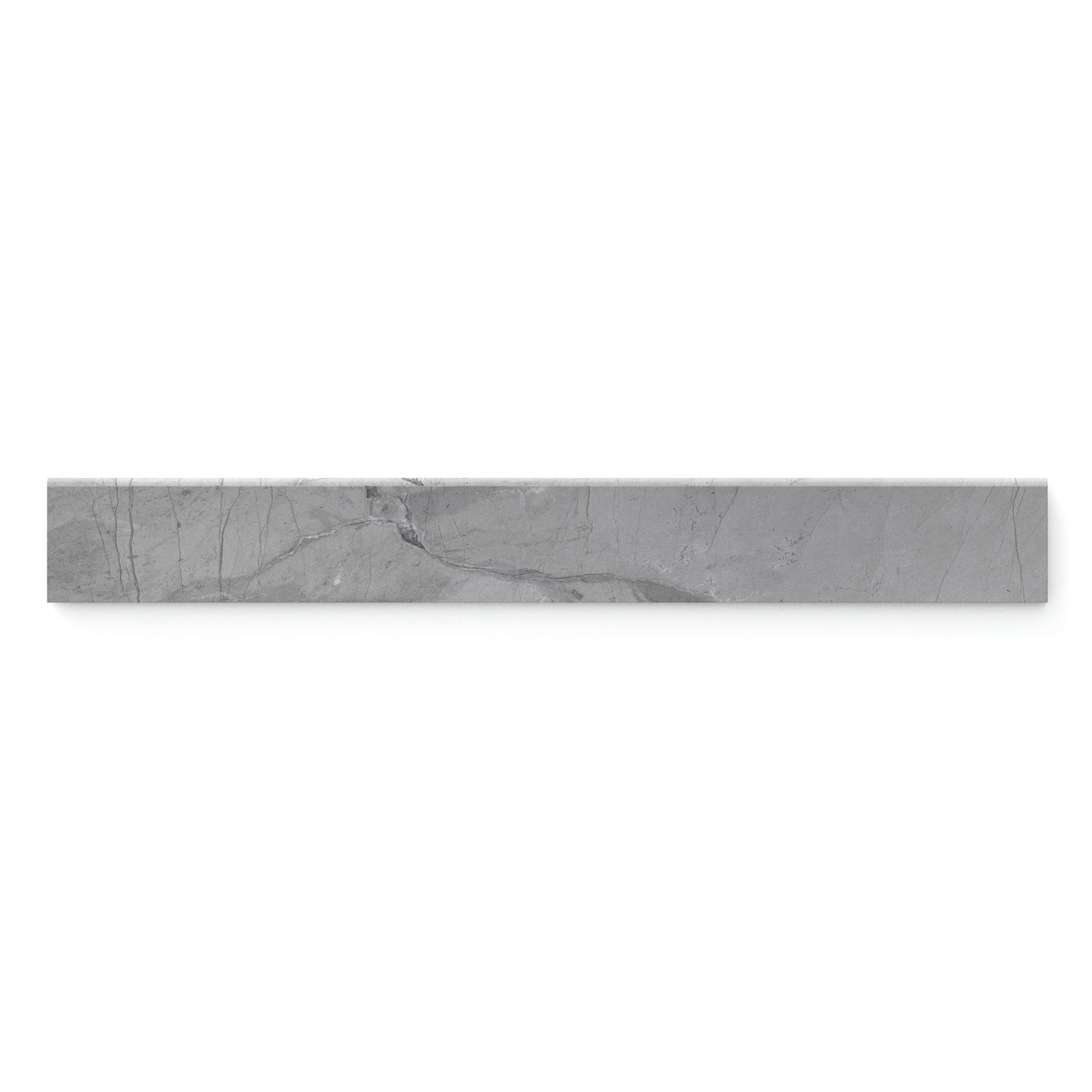 Declan 3x24 Matte Porcelain Bullnose Tile in Iron
