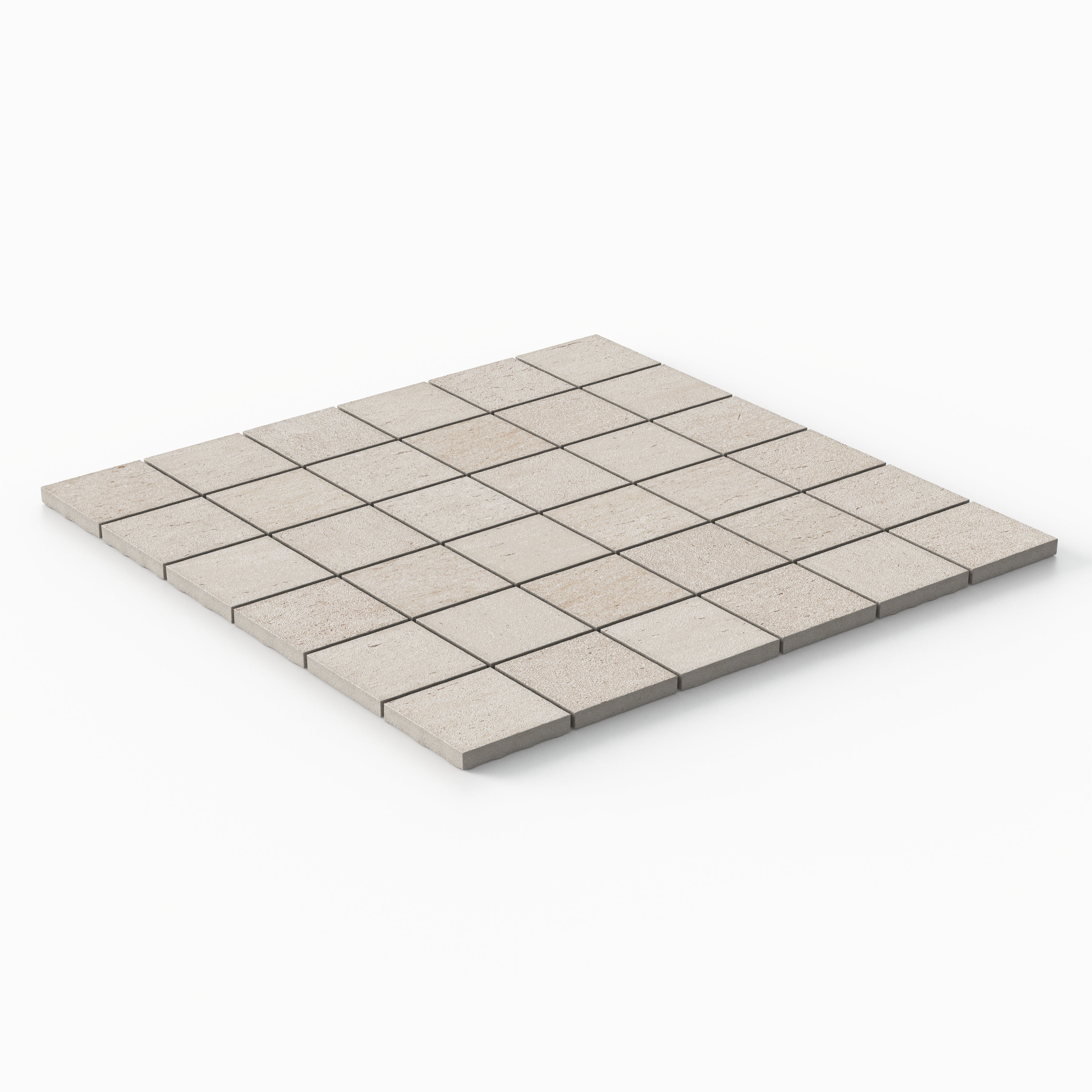 Brody 2x2 Matte Porcelain Mosaic Tile in Dune