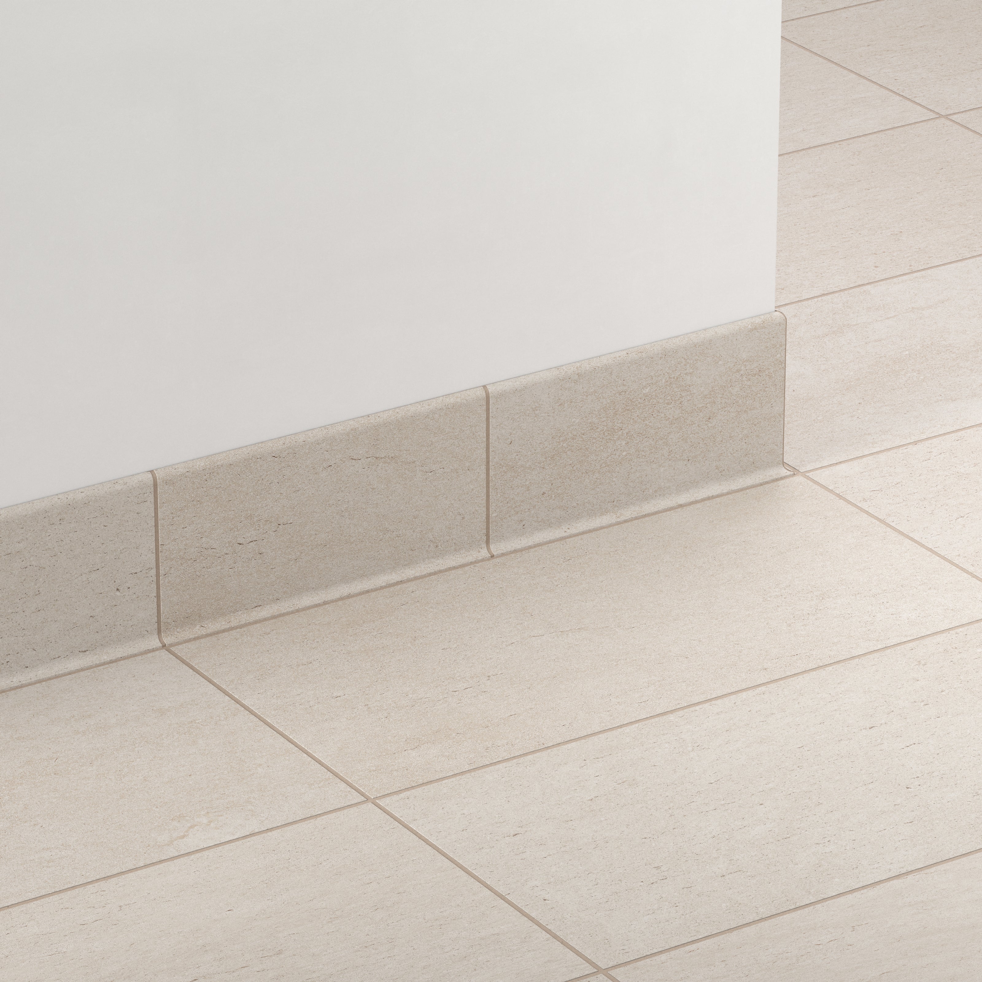 Brody 6x12 Matte Porcelain Cove Base Tile in Dune
