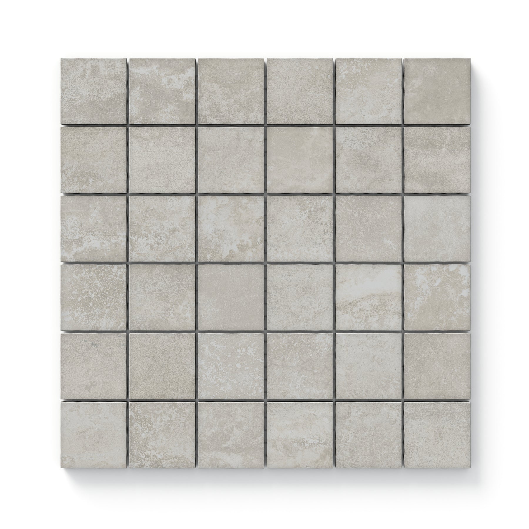Pierce 2x2 Matte Porcelain Mosaic Tile in Ash