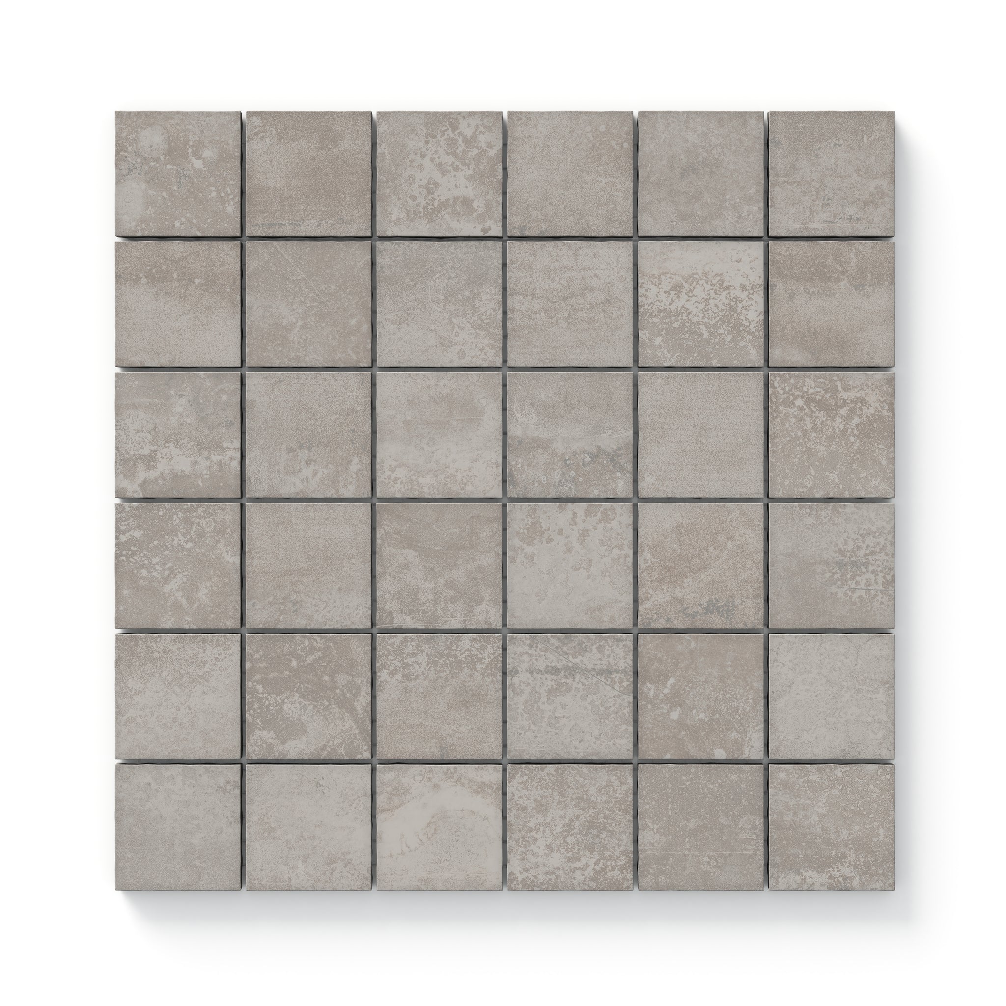 Pierce 2x2 Matte Porcelain Mosaic Tile in Stone