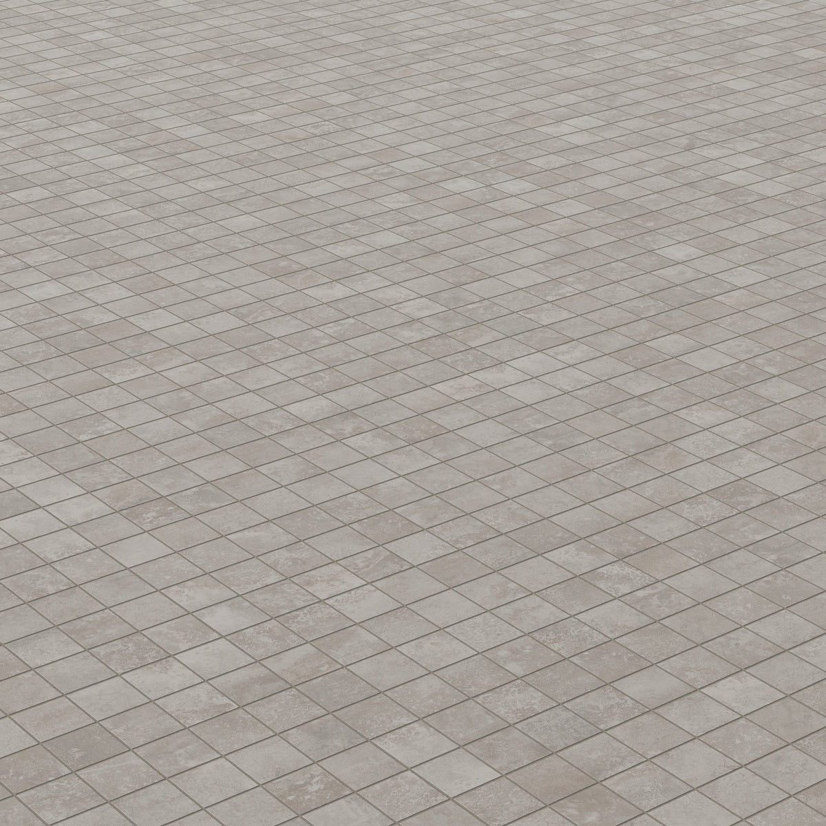 Pierce Stone 2x2 Matte: Concrete Look Mosaic, Made in the USA